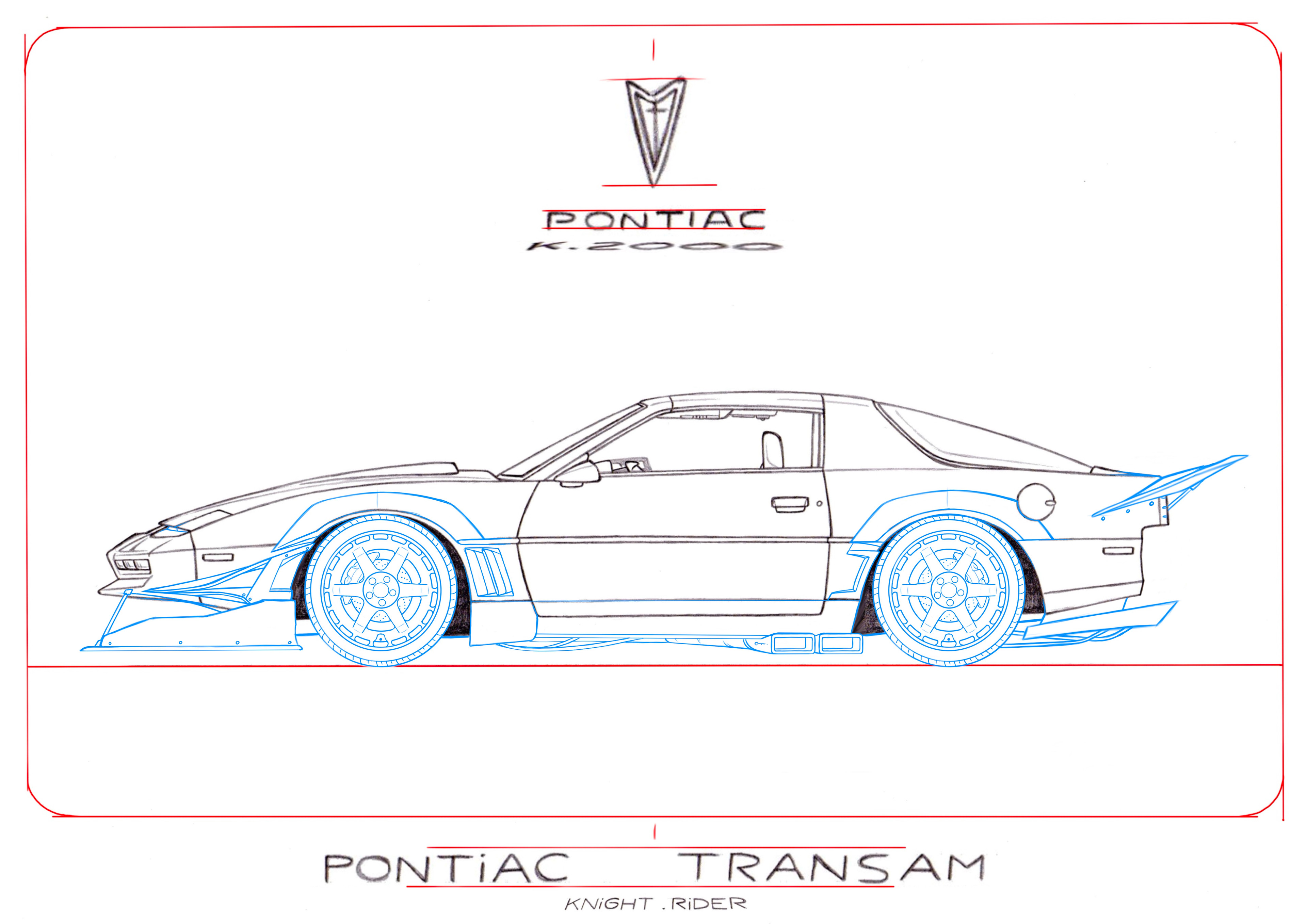 knight rider coloring pages