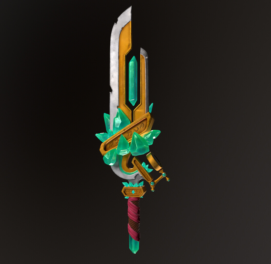 ArtStation - Fantasy sword stylised