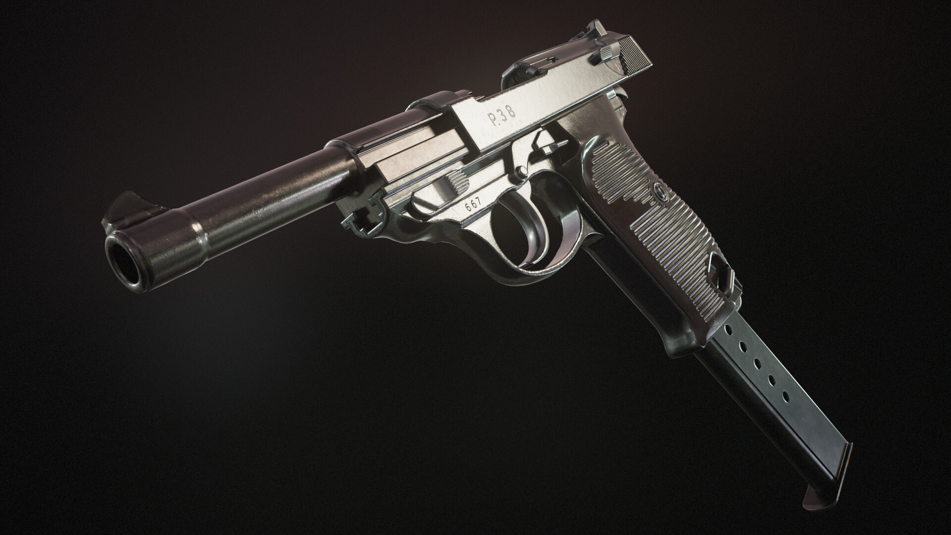 ArtStation - Walther P.38 - Gameready