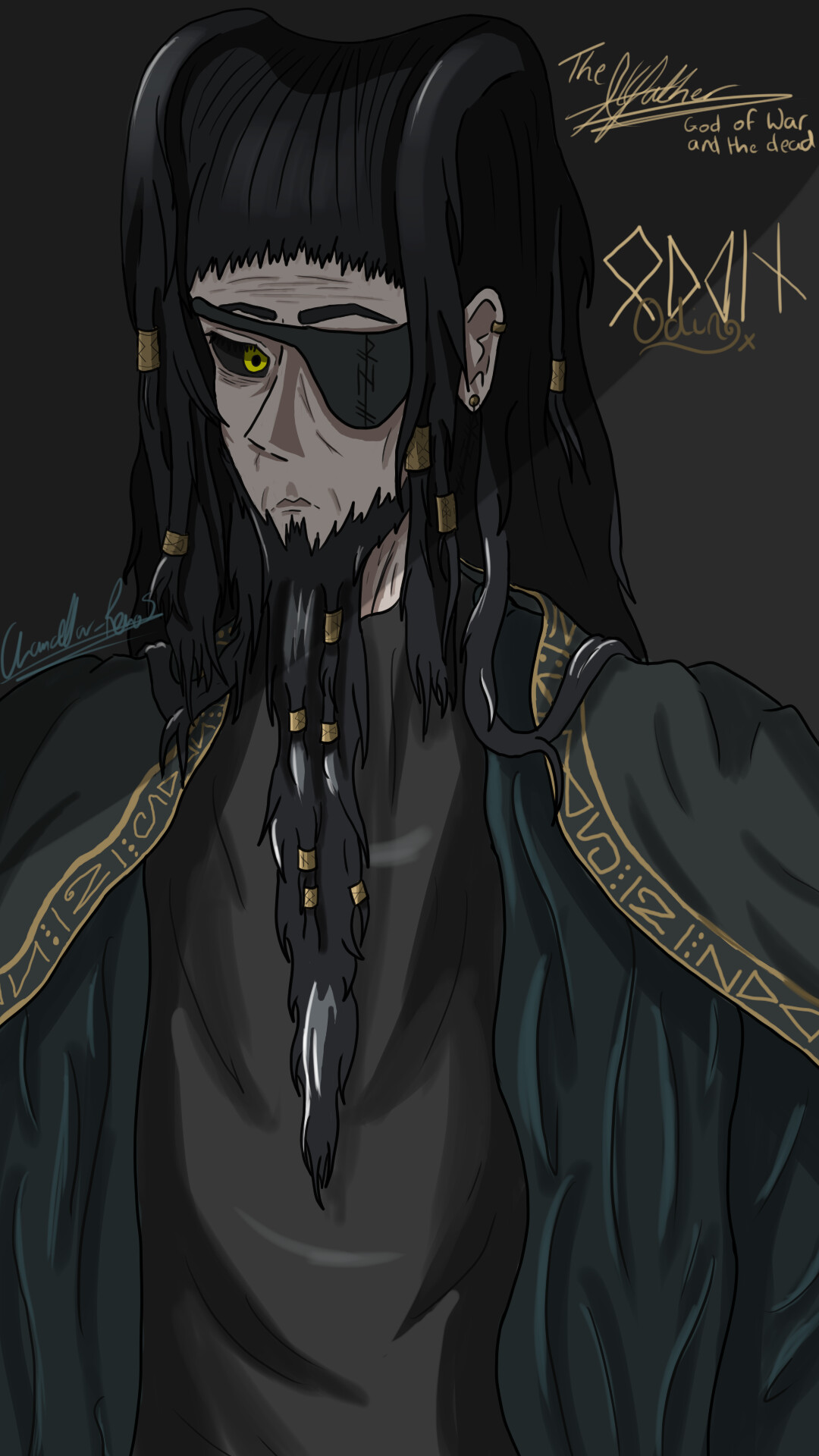 ArtStation - Record Of Ragnarok - Odin