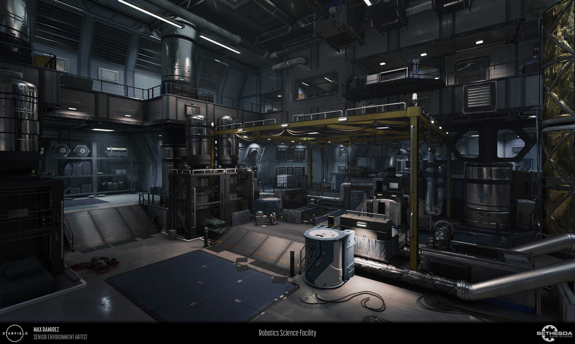 Max Ramirez - Starfield - Robotics Science Facility Interior