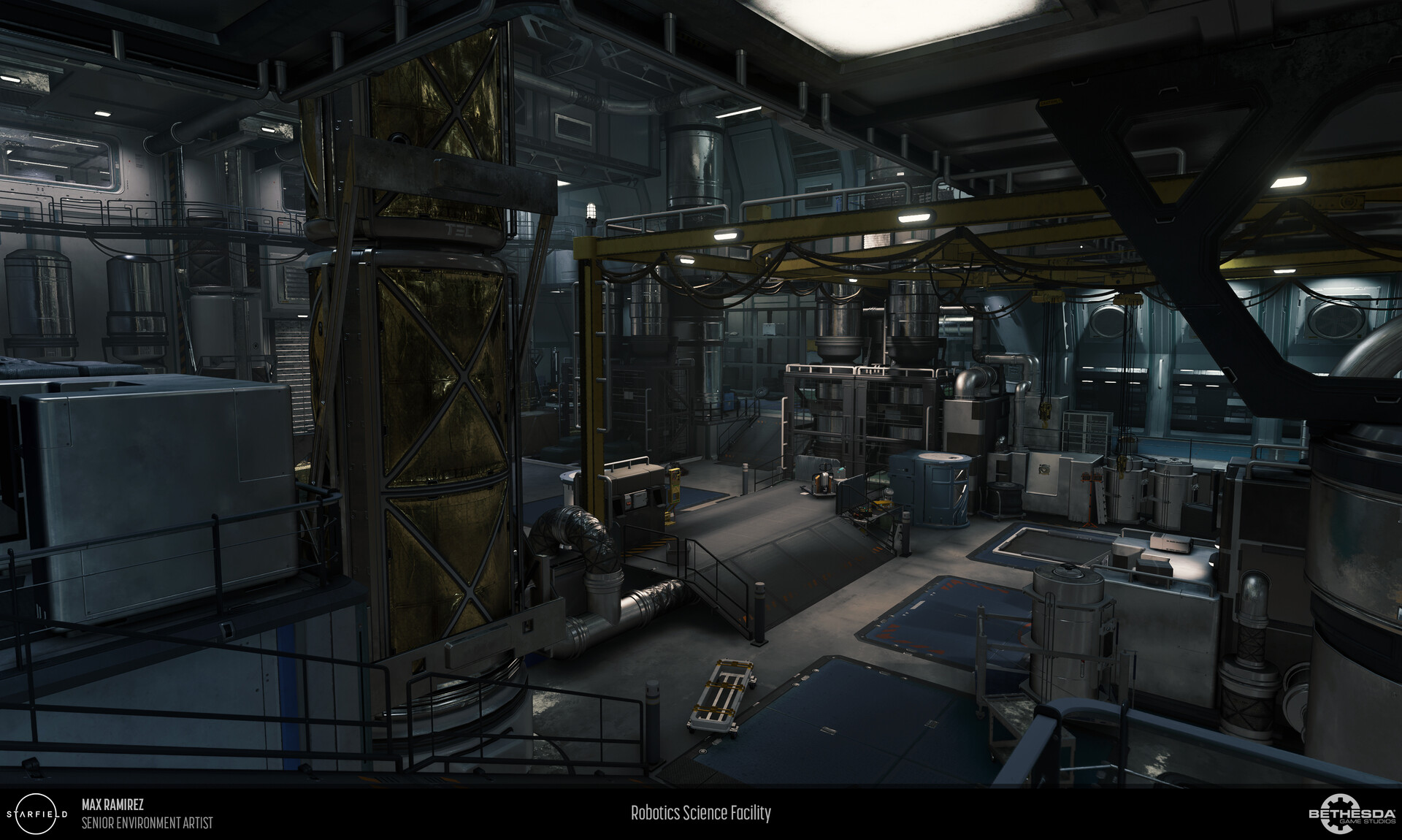 Max Ramirez - Starfield - Robotics Science Facility Interior