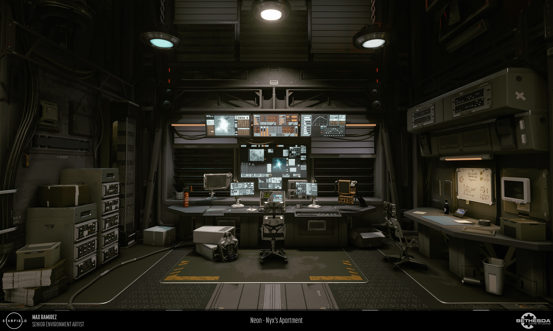 Max Ramirez - Starfield - Neon - Nyx Apartment