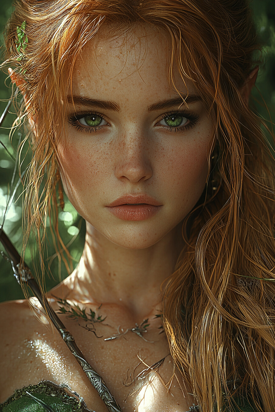 ArtStation - Elowen the Swift: Ethereal Elven Archer