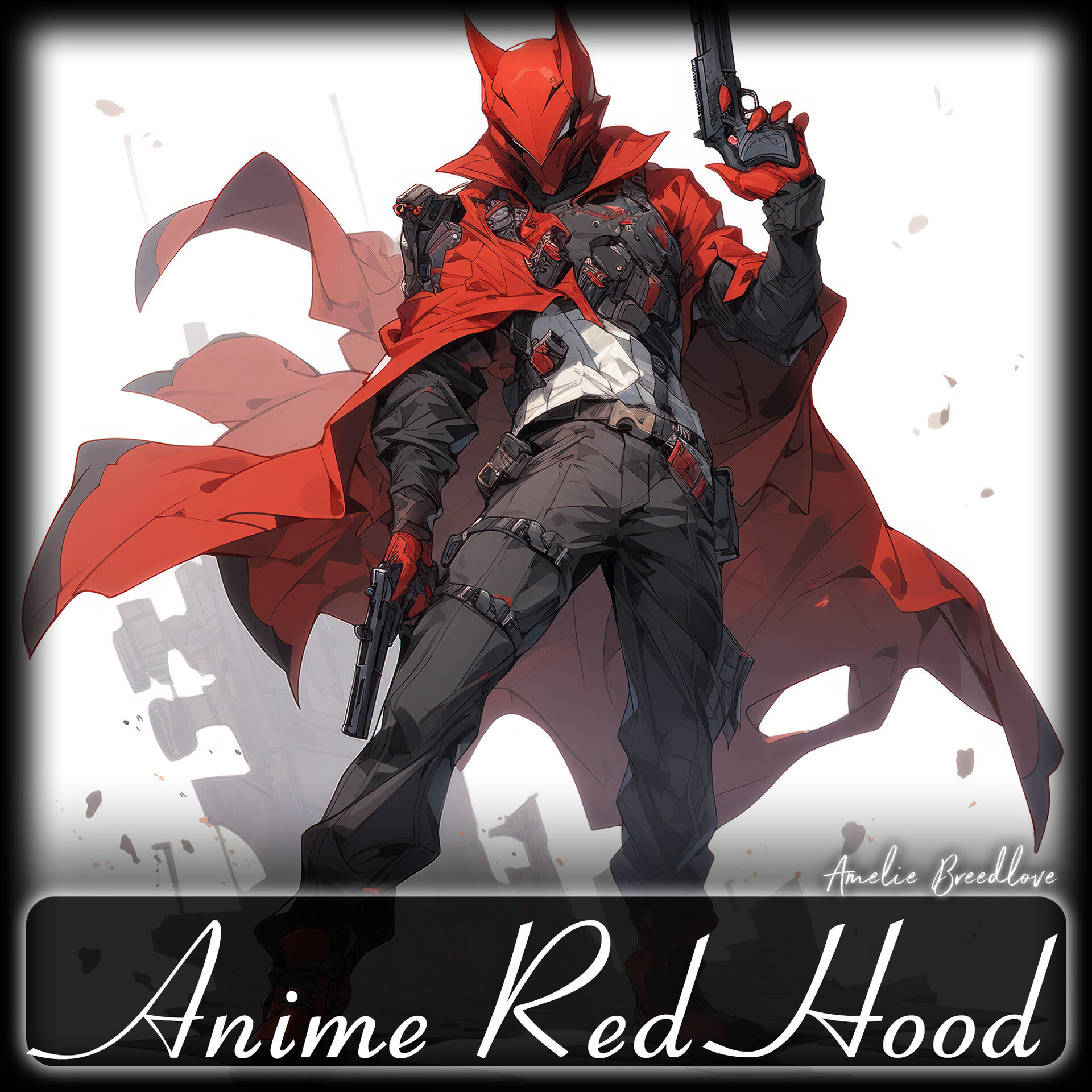 Amelie Anime - 200 Anime Red Hood (Full Body) Reference Pack | 4K | v.20