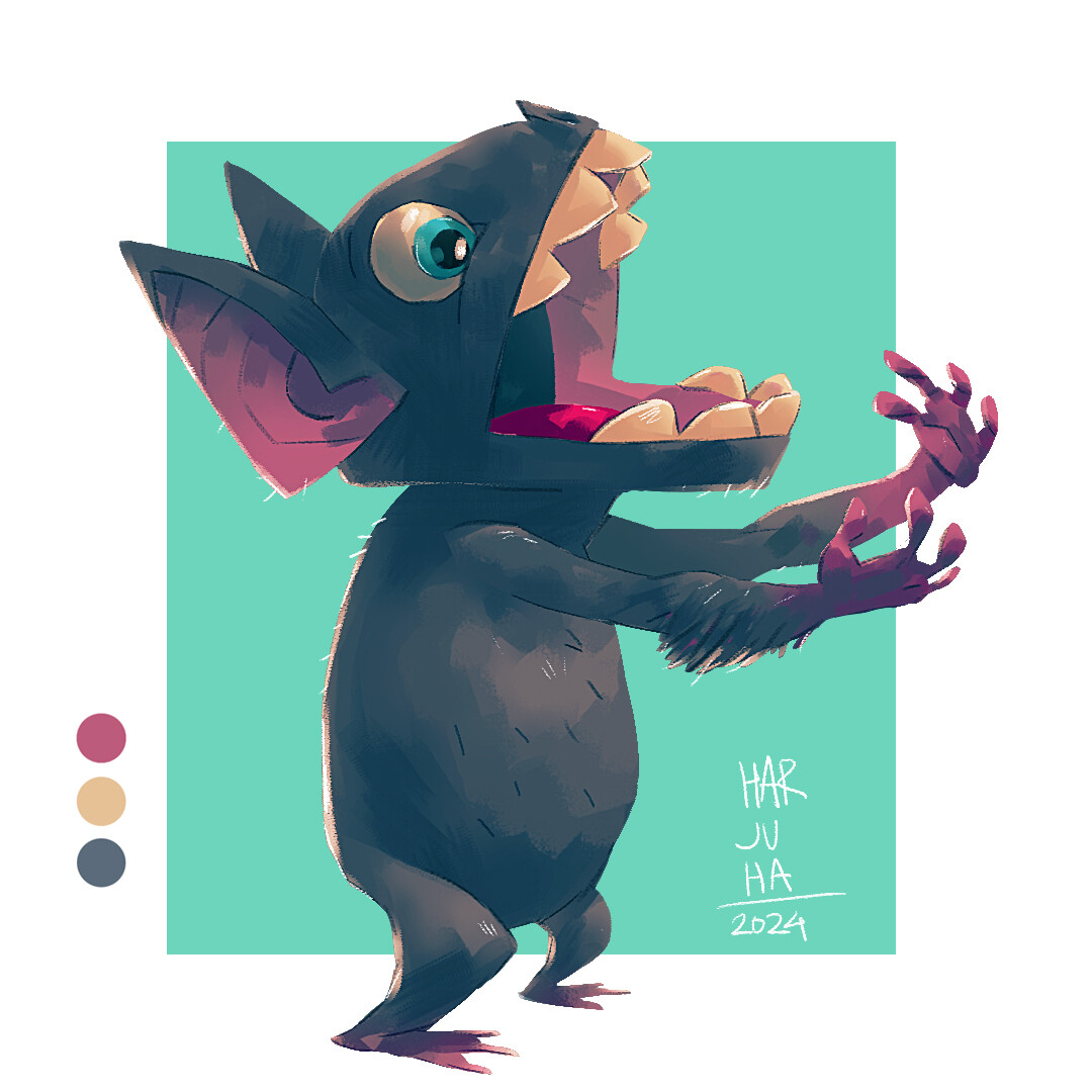 ArtStation - Little bar creature