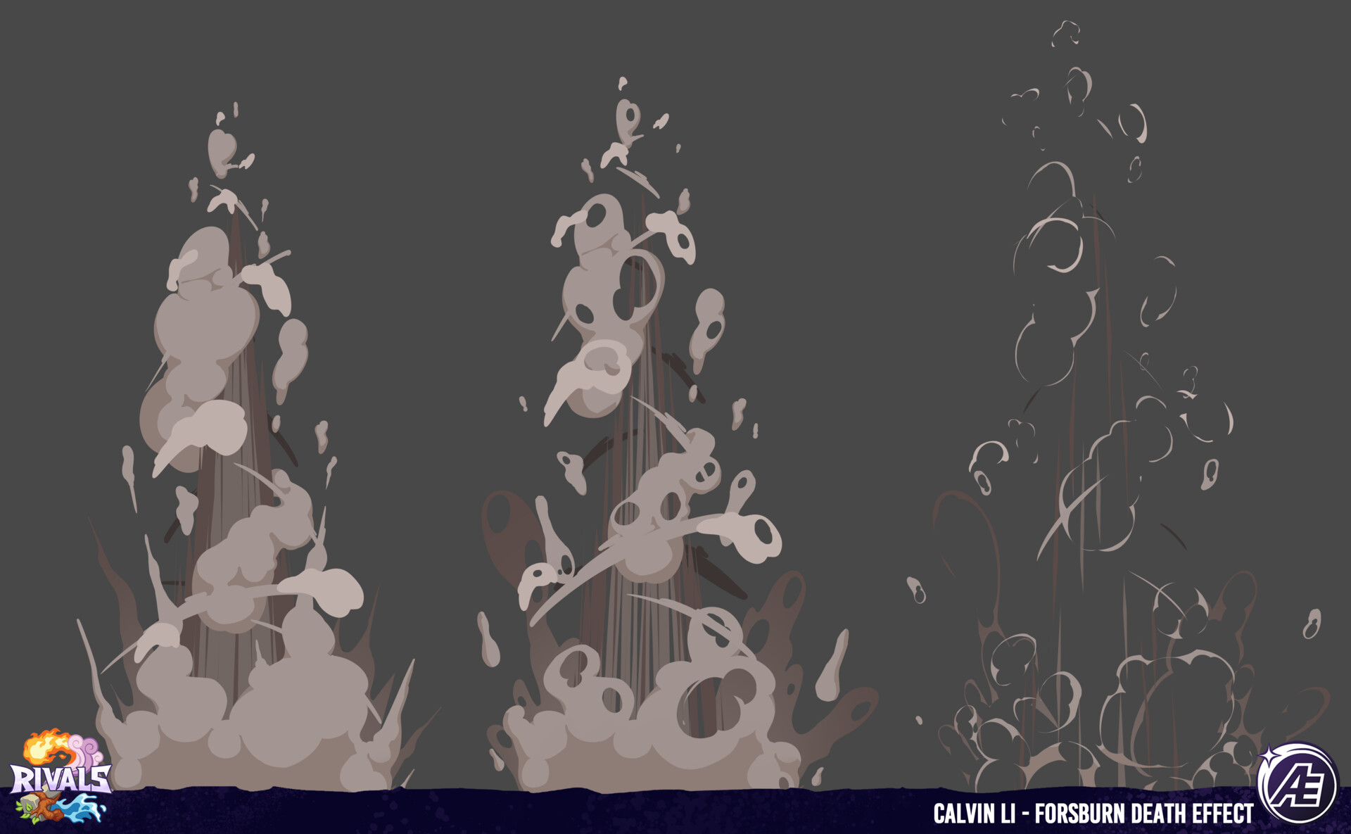 Calvin Li - Rivals of Aether 2 - Forsburn VFX Concepts