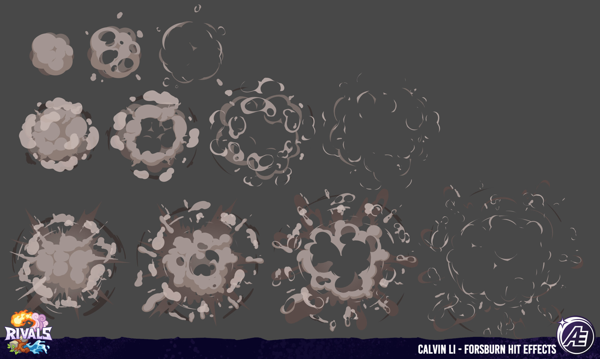 Calvin Li - Rivals of Aether 2 - Forsburn VFX Concepts