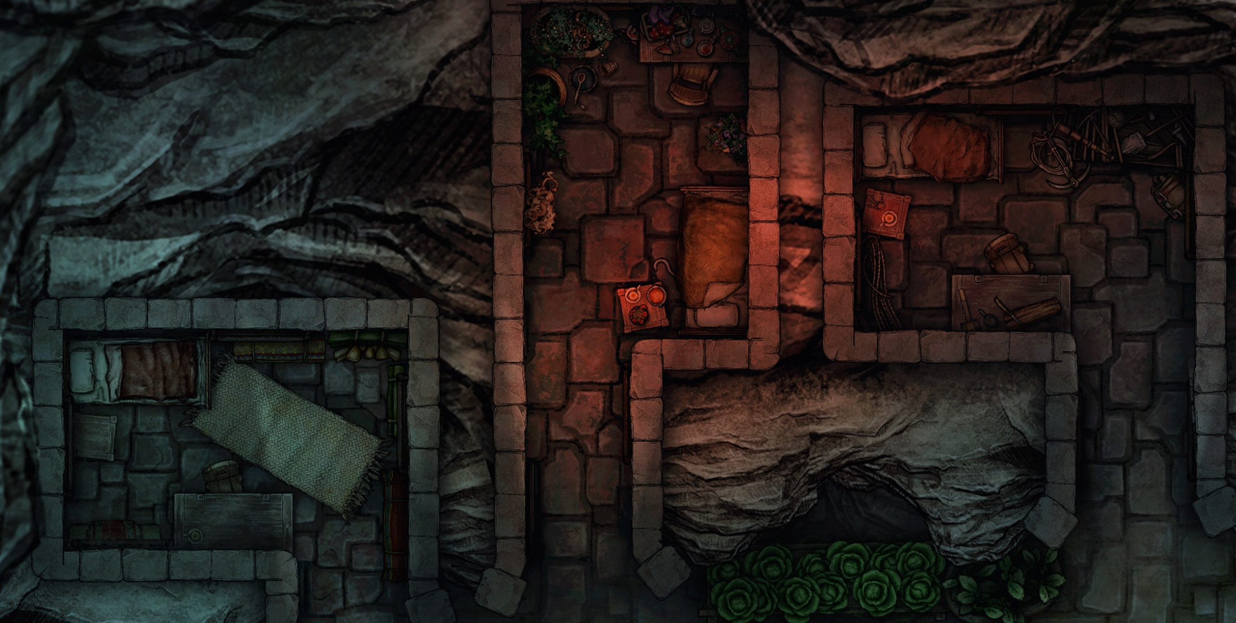 Detailed Dungeons - Dragon's Rest [Night] [Dragons of Stormwreck Isle]