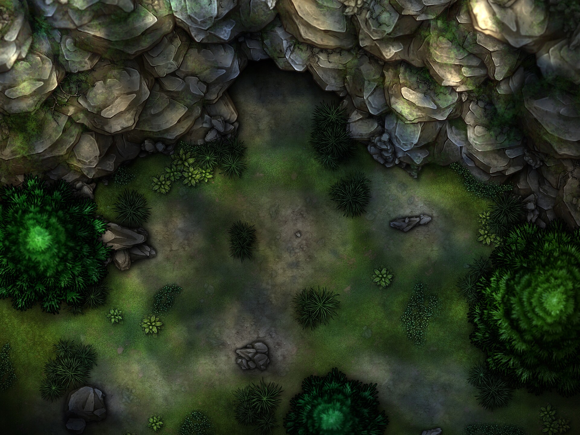 ArtStation - Mountainside Cave [Day] [Encounter]