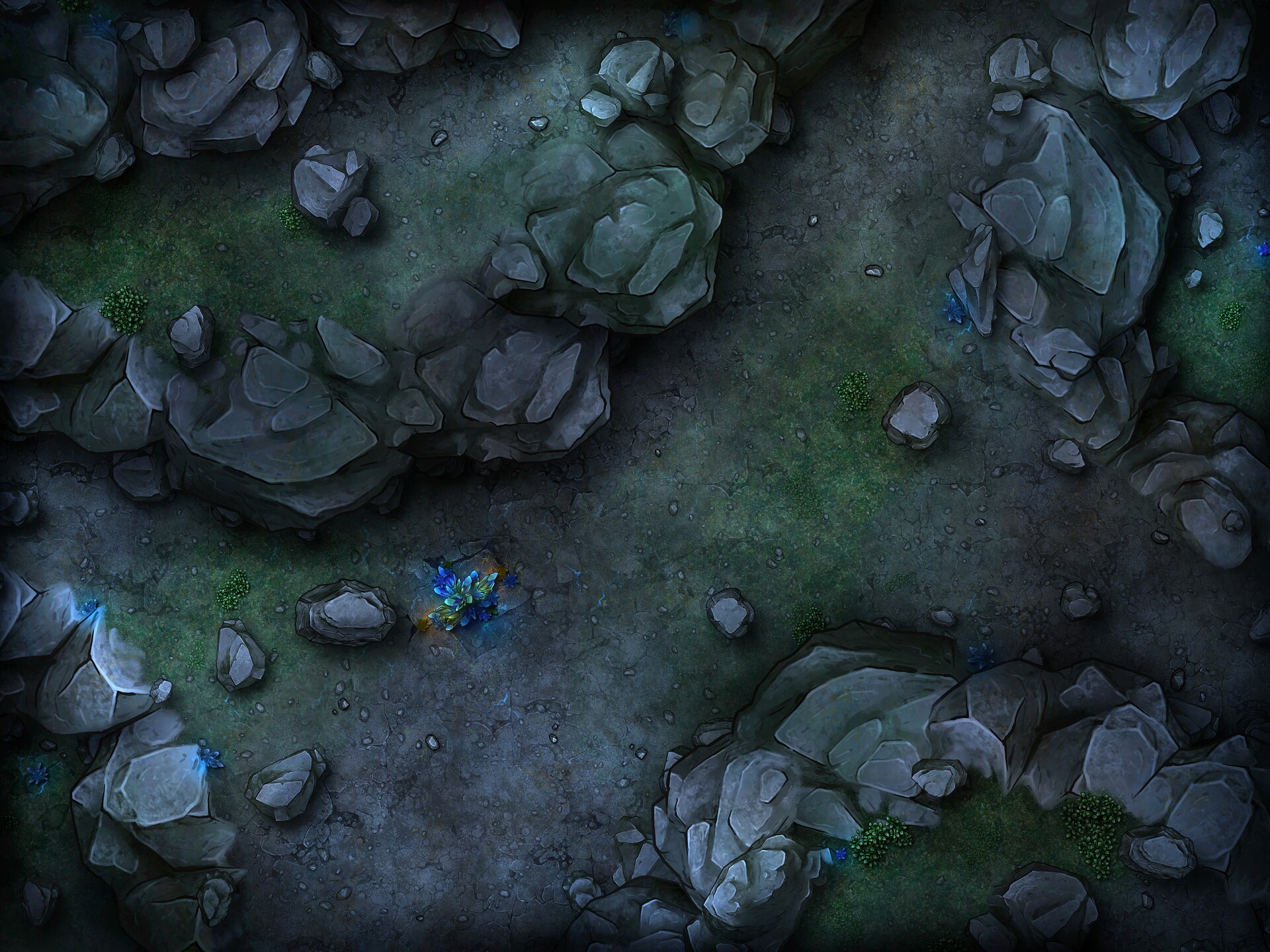 Detailed Dungeons - Crystal Scar Path [Night] [Dragons of Stormwreck Isle]