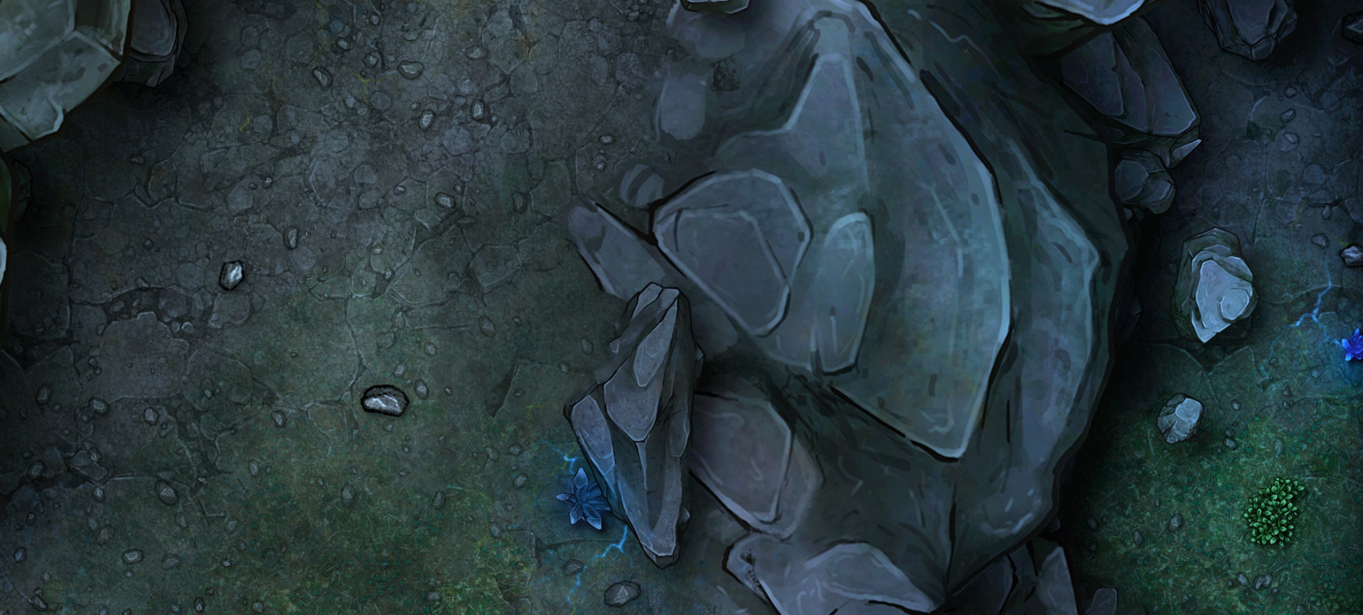 Detailed Dungeons - Crystal Scar Path [Night] [Dragons of Stormwreck Isle]