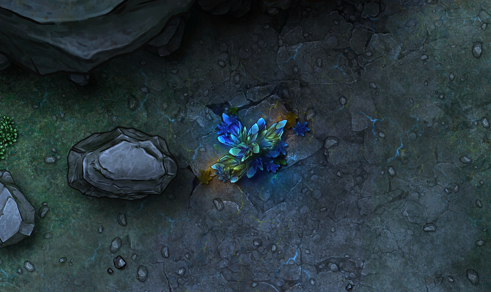 Detailed Dungeons - Crystal Scar Path [Night] [Dragons of Stormwreck Isle]