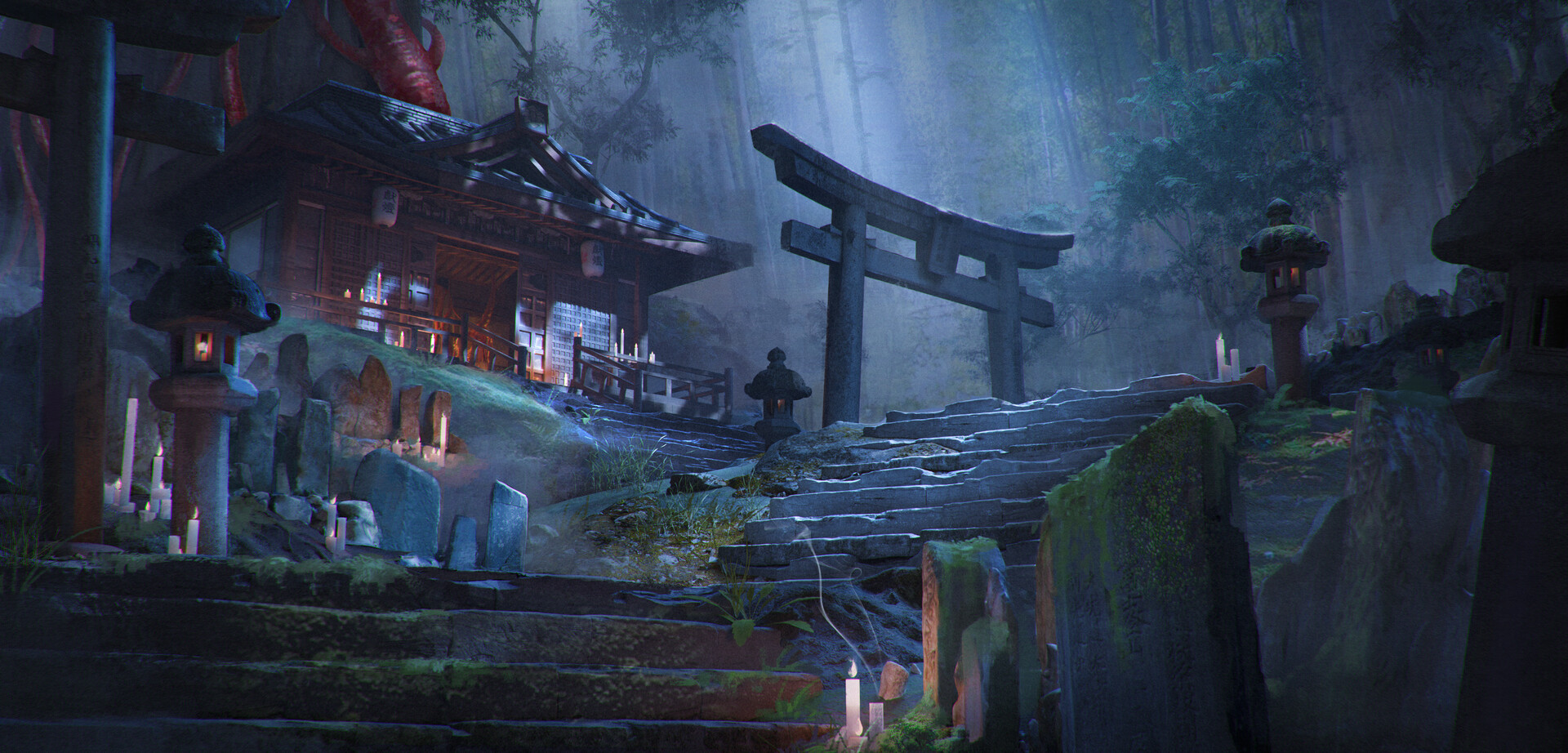 ArtStation - Forest Temple