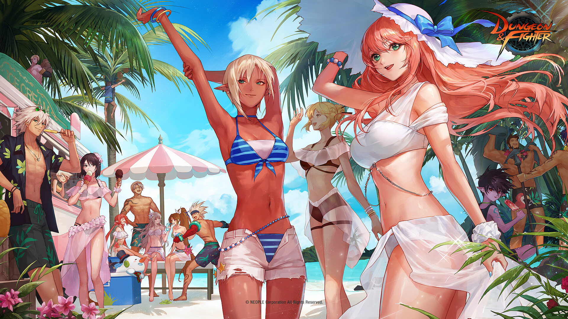 ArtStation - DNF_Midsummer Party (day)