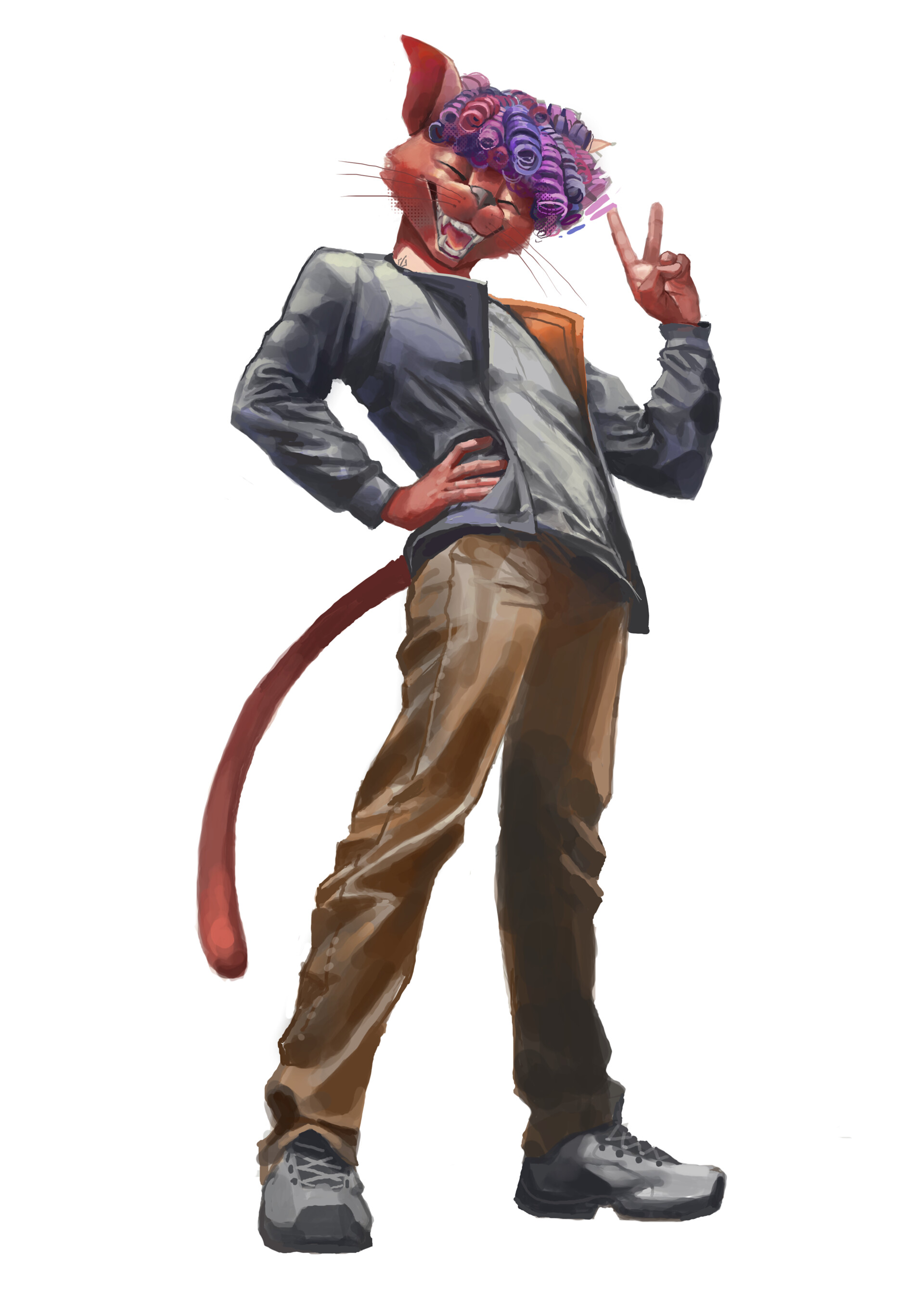 ArtStation - Red Cat