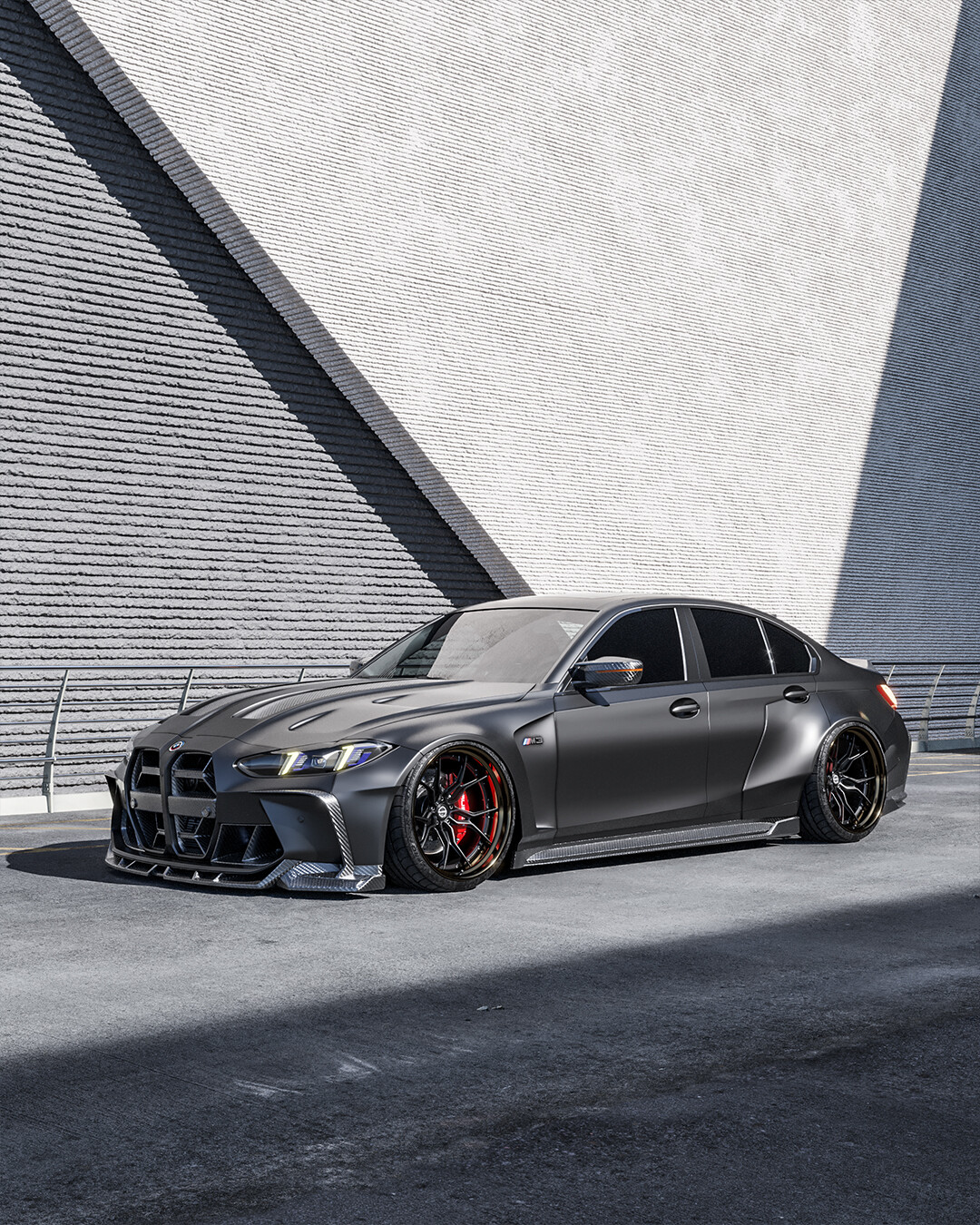 ArtStation - BMW M3 G80 RUSCH