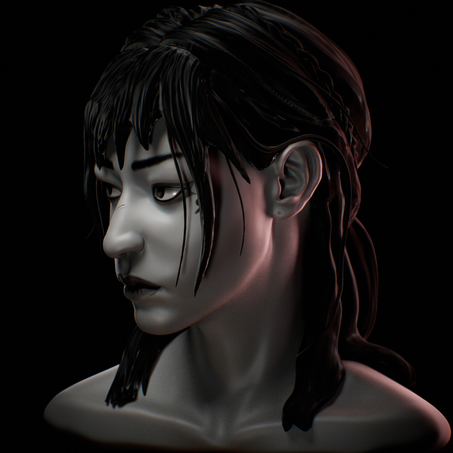 hossein-hamidi - "Silent Strength: A Story of Scars"