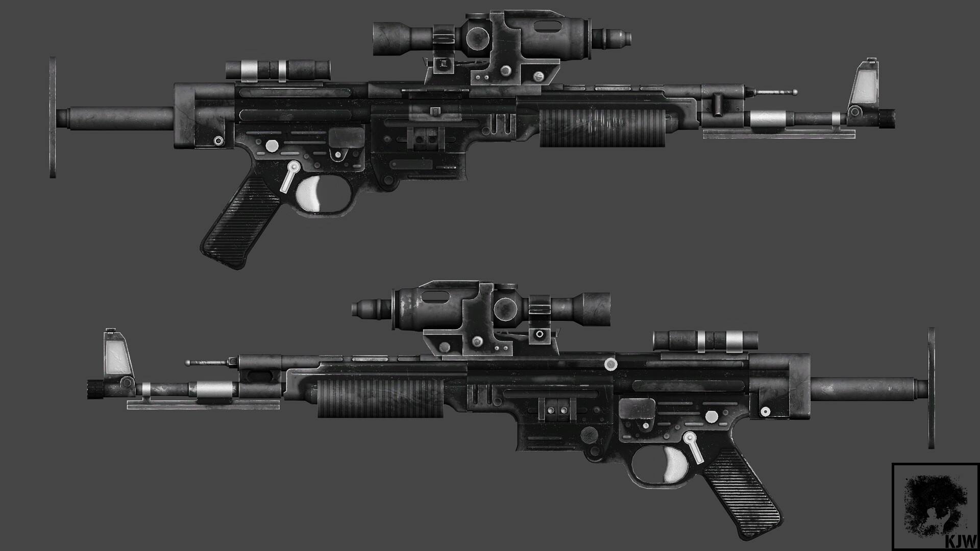 ArtStation - A-280C Blaster Carbine