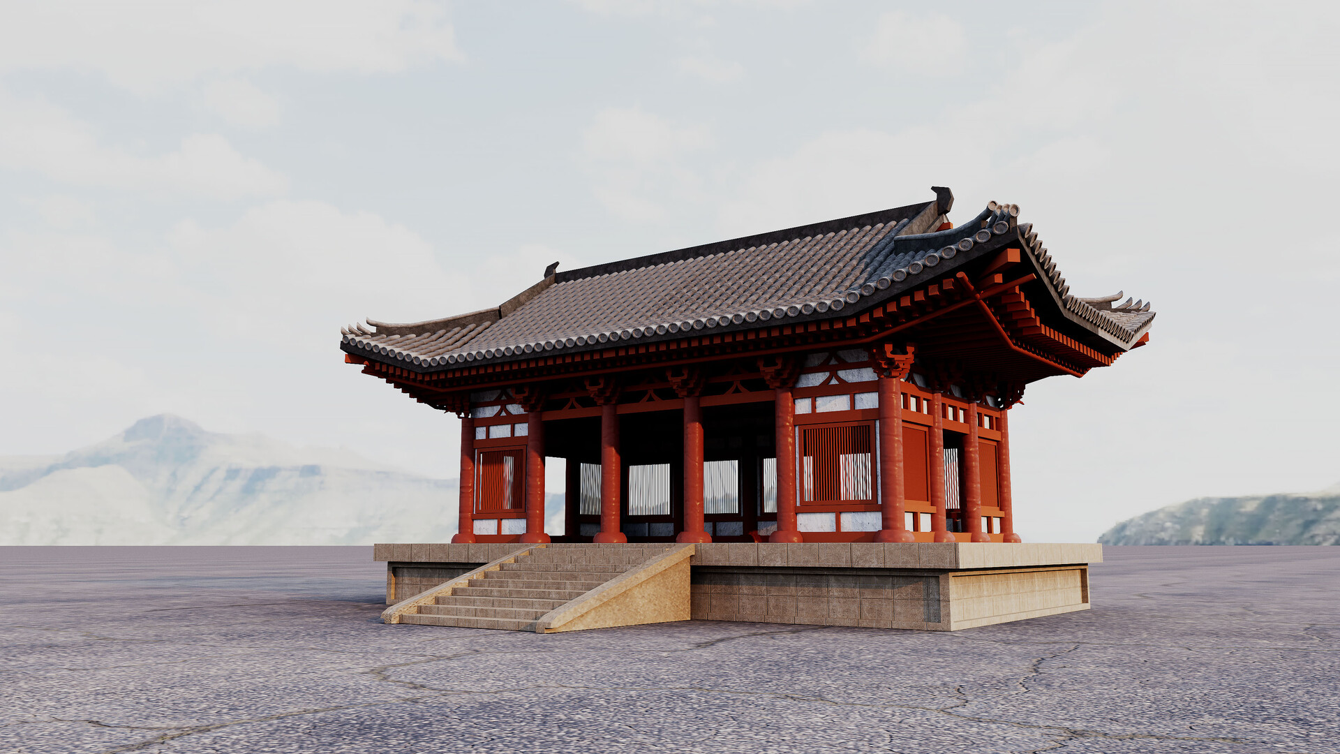 ArtStation - Temples, pavilions,
