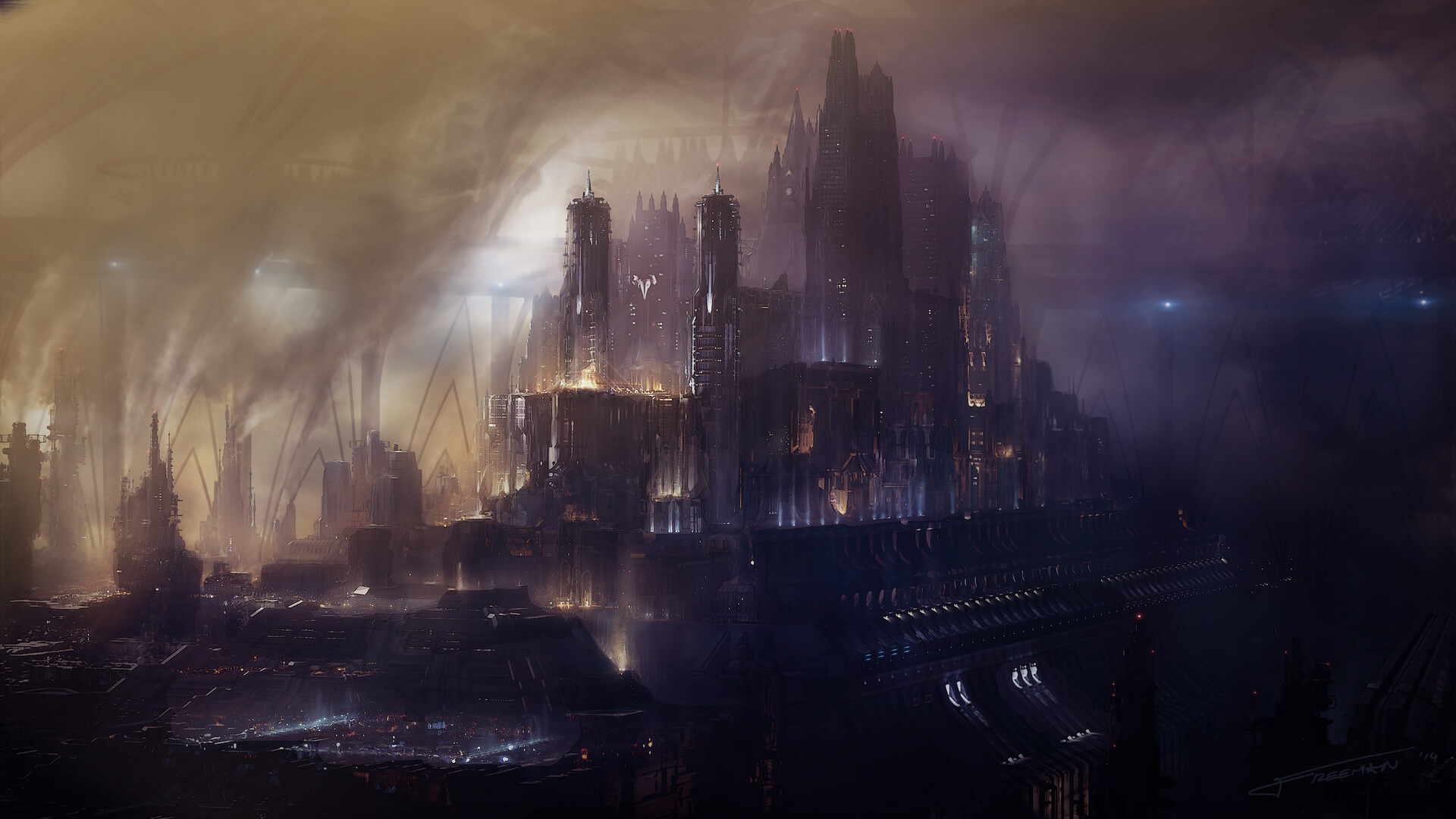 ArtStation - Jupiter Ascending - Refinery Concept