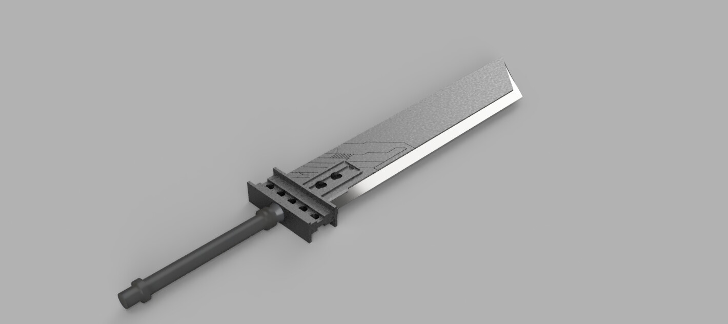 ArtStation - Final Fantasy VII Cloud Strife Buster Sword