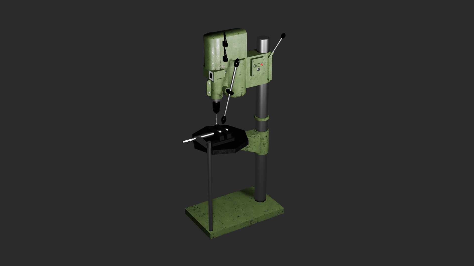ArtStation - Precision in Design: Industrial Bench Drill