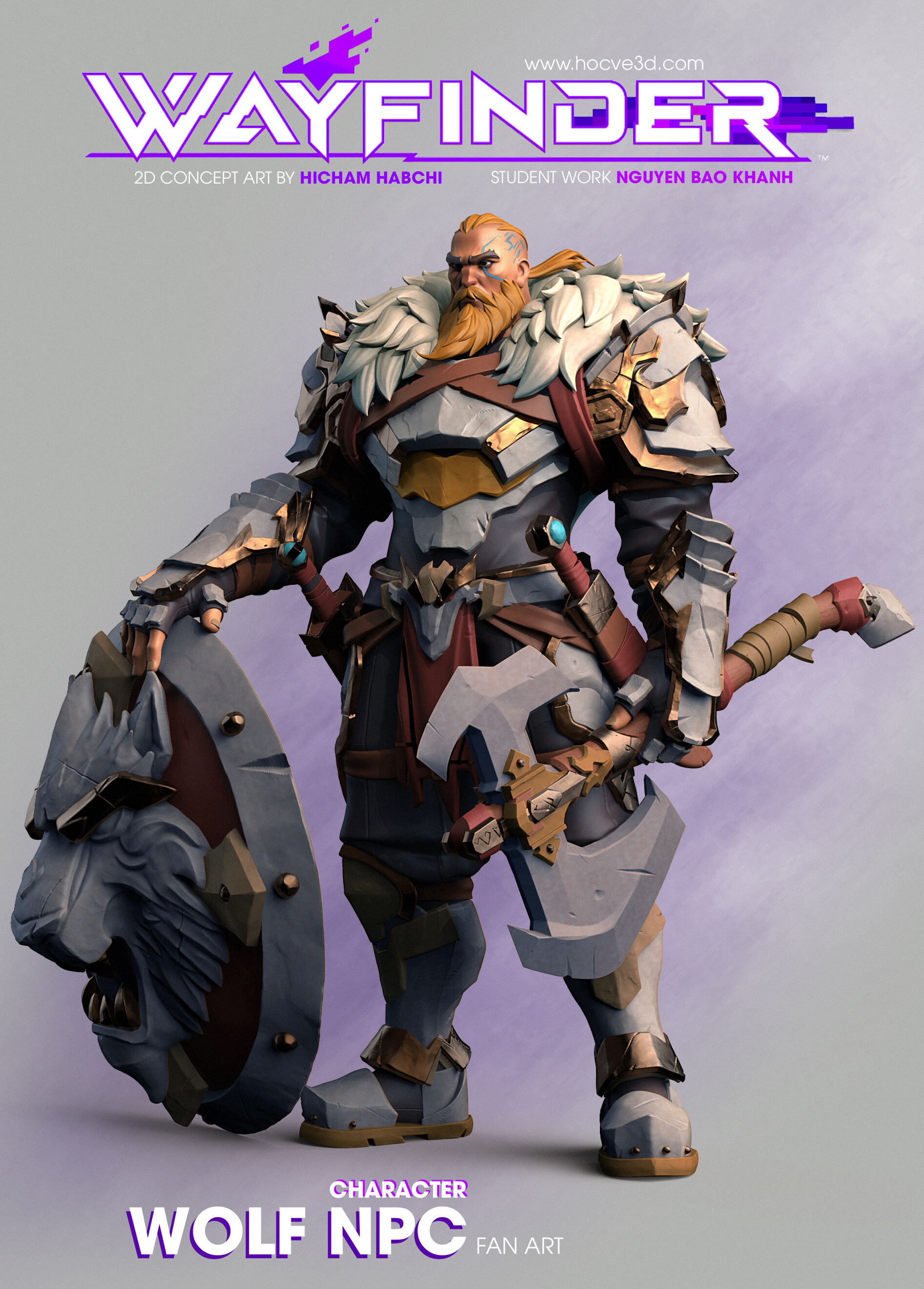 Diep Duong Van - Wolf NPC fanart