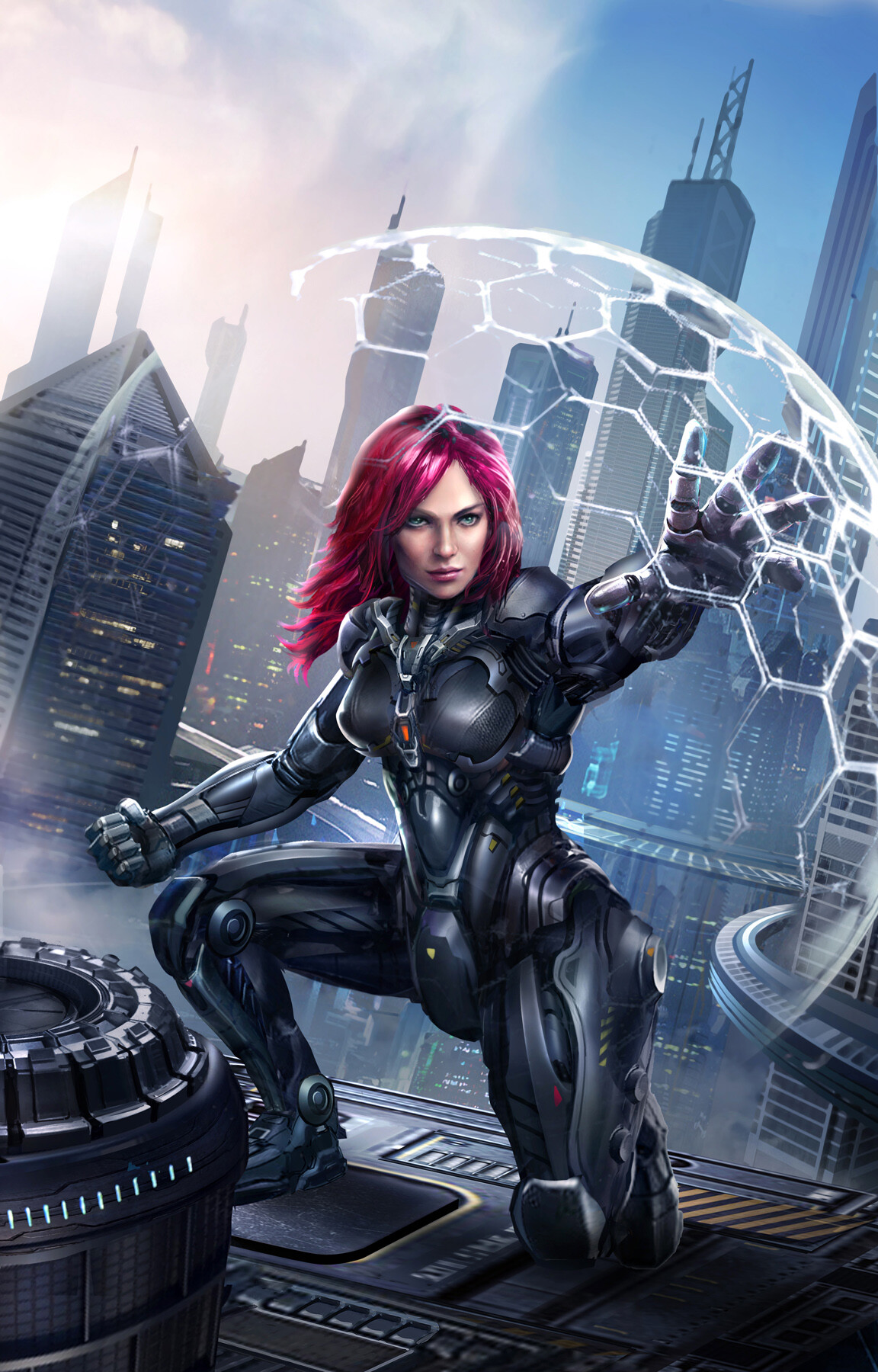 ArtStation - Cyborg Angel