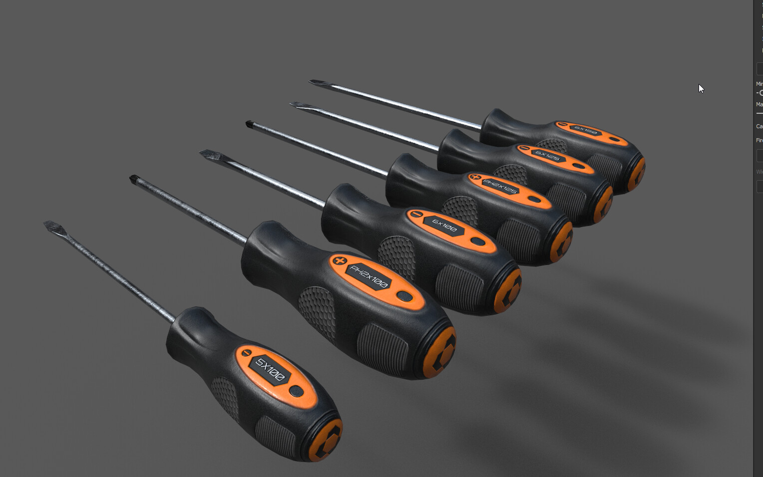 ArtStation - screwdriver set