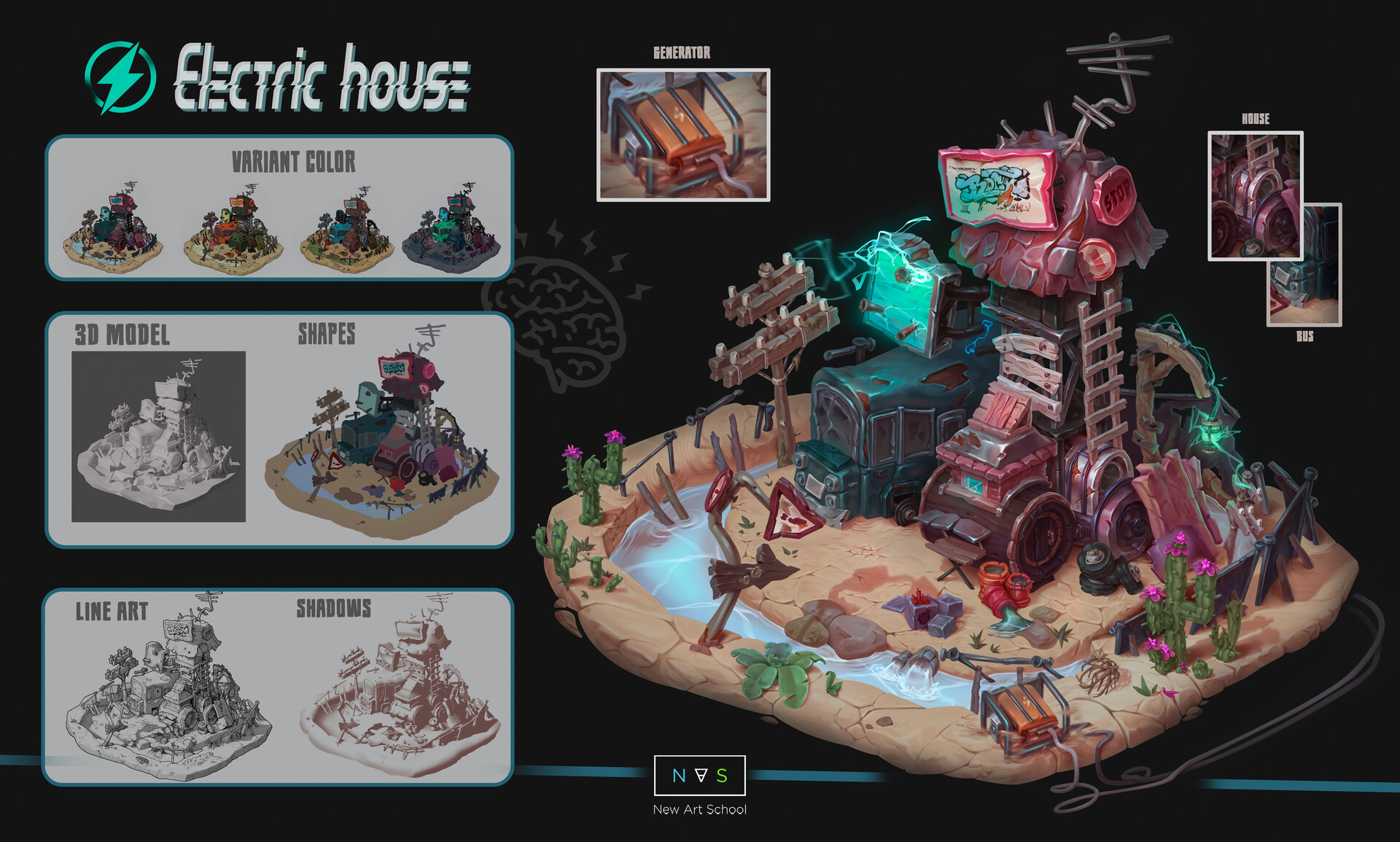 ArtStation - Electric House