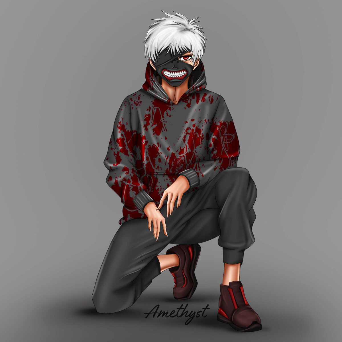 ArtStation - Full body character art piece from Tokyo Ghoul