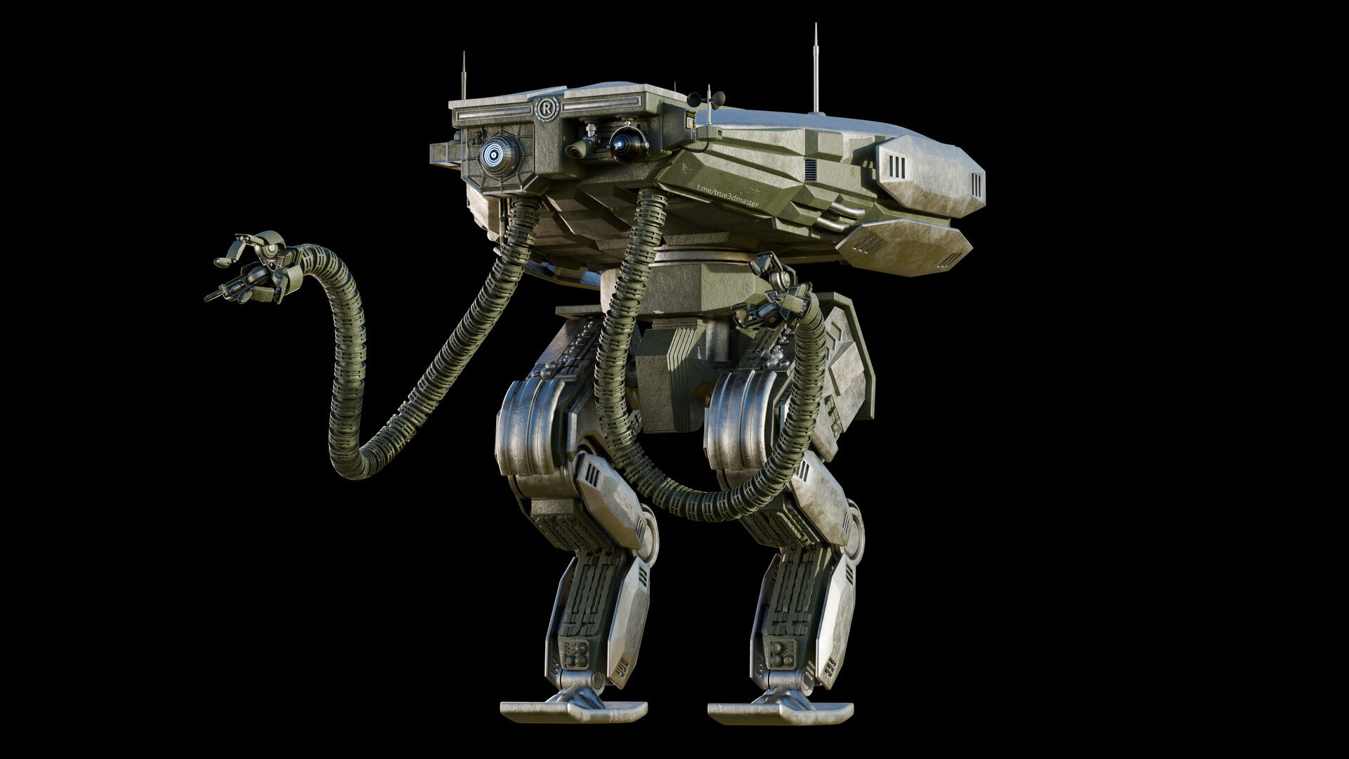 ArtStation - Мultifunctional autopiloted robot "Rankarov"