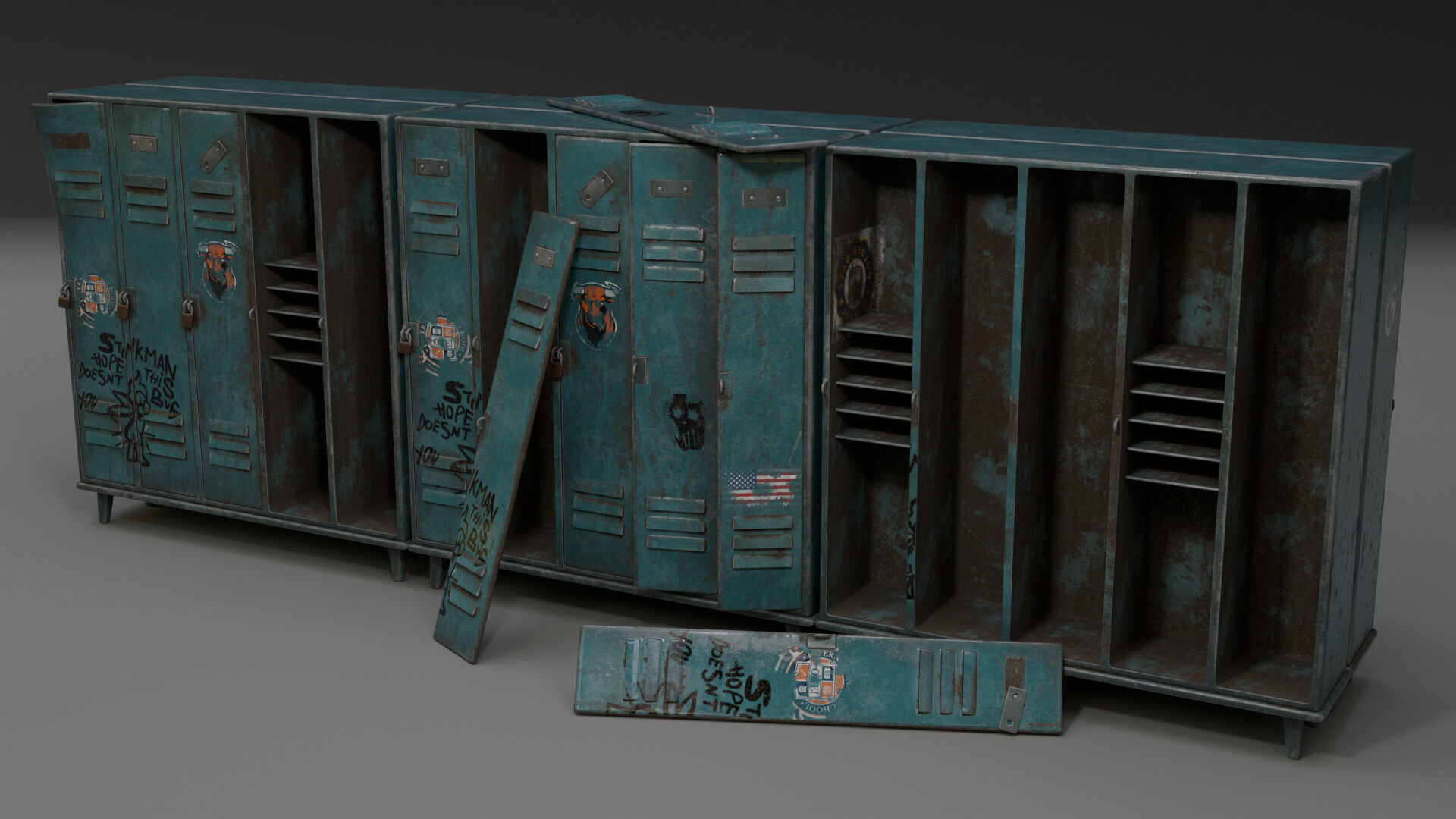 ArtStation - Abandoned Locker