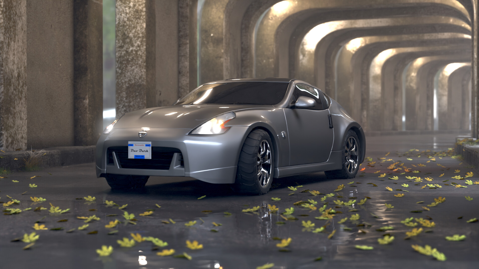 ArtStation - 3D Model Visualization Nissan 370z