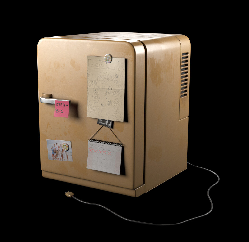 ArtStation - Fridge prop