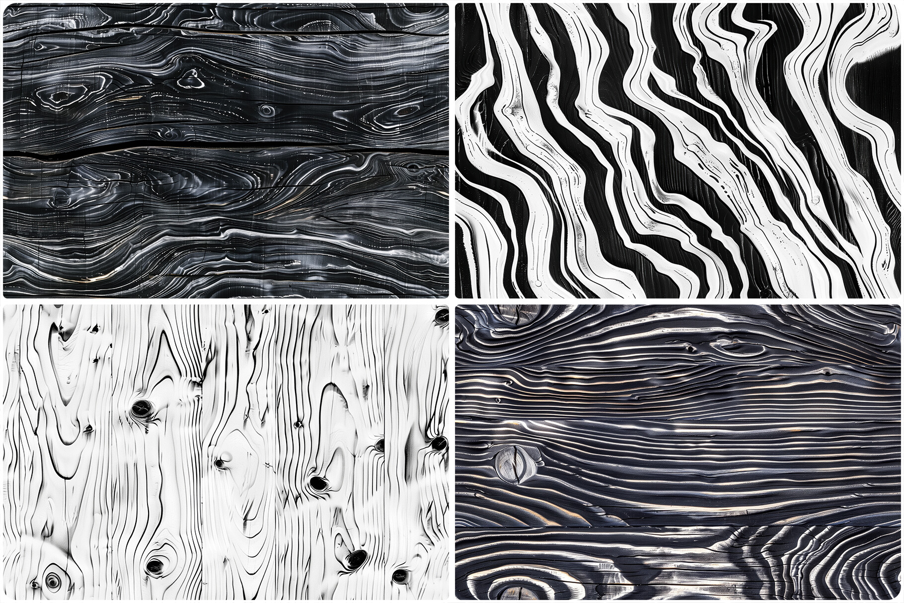 Alexander Nedviga - 20 Black and White Wood Texture Backgrounds