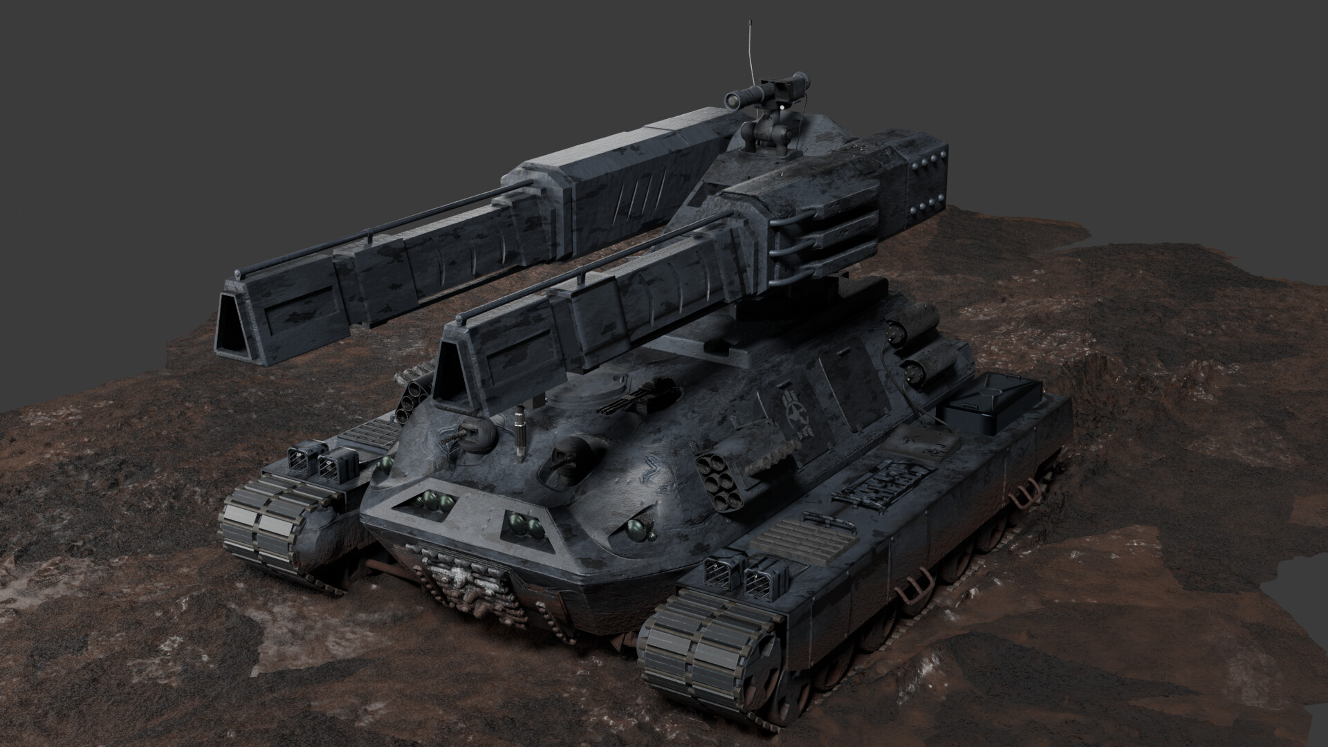 ArtStation - futuristic tank | maya futuristic tank
