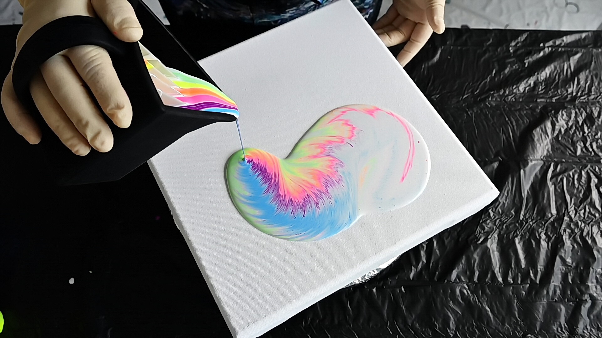 Fiona Art - Create a Stunning Phantasy Landscape with Neon Acrylics and ...