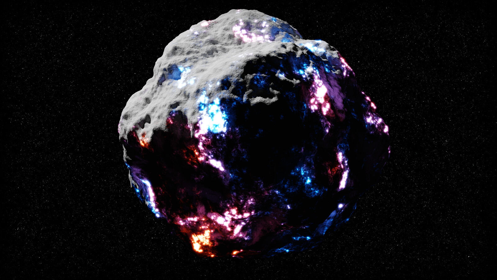 Ben Luke Parsons - Glowing Asteroid-Blender Practise