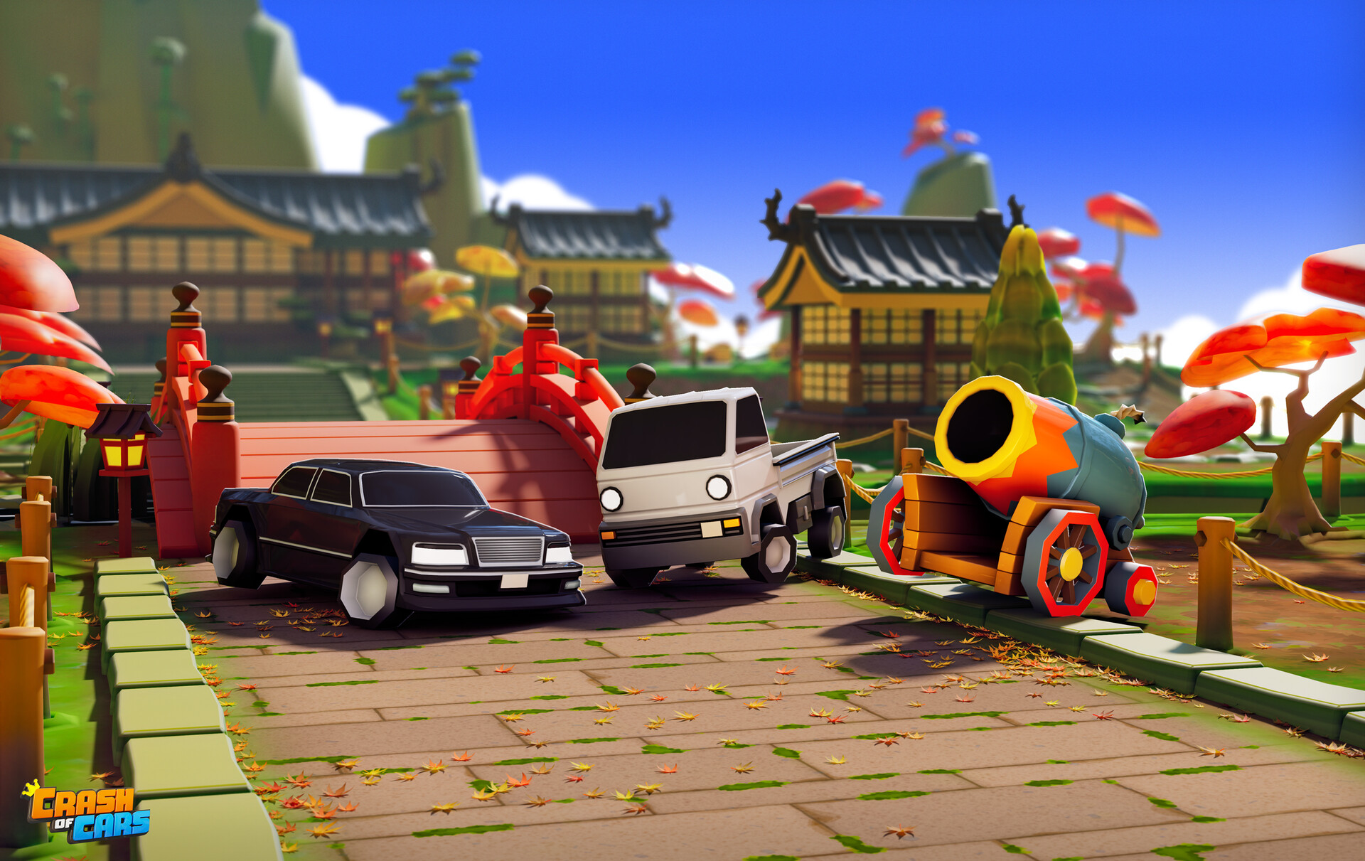 Paul Davies - 3D Artist - "Hot Springs" - Crash of Cars - Splash Screen