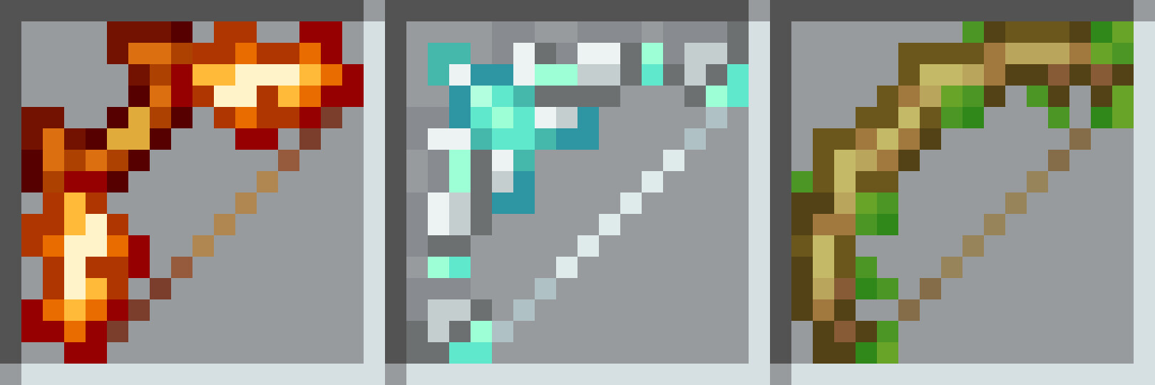 ArtStation - Fire, Wind and Nature Bows