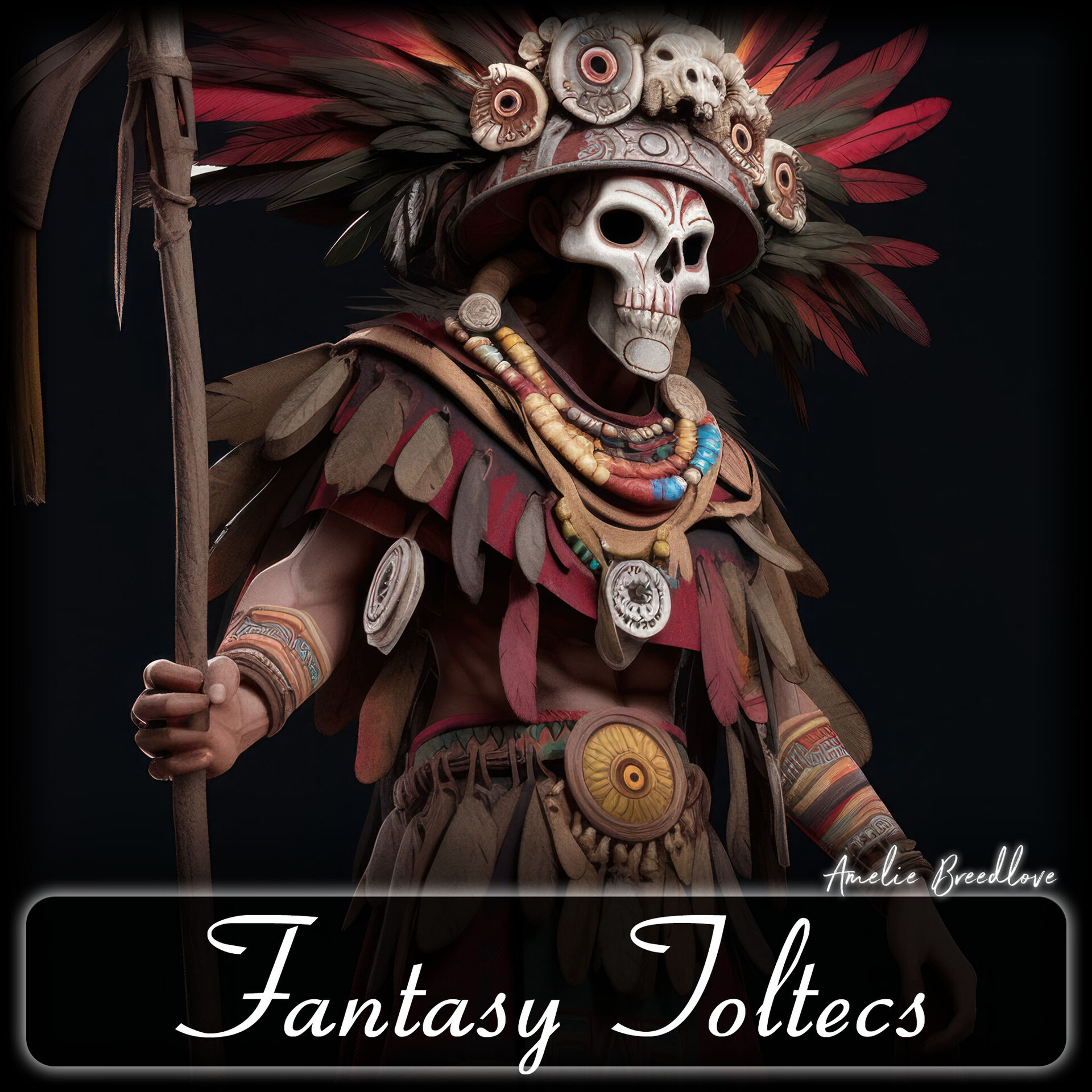 ArtStation - 200 Fantasy Toltecs Reference Pack | 4K | v.40