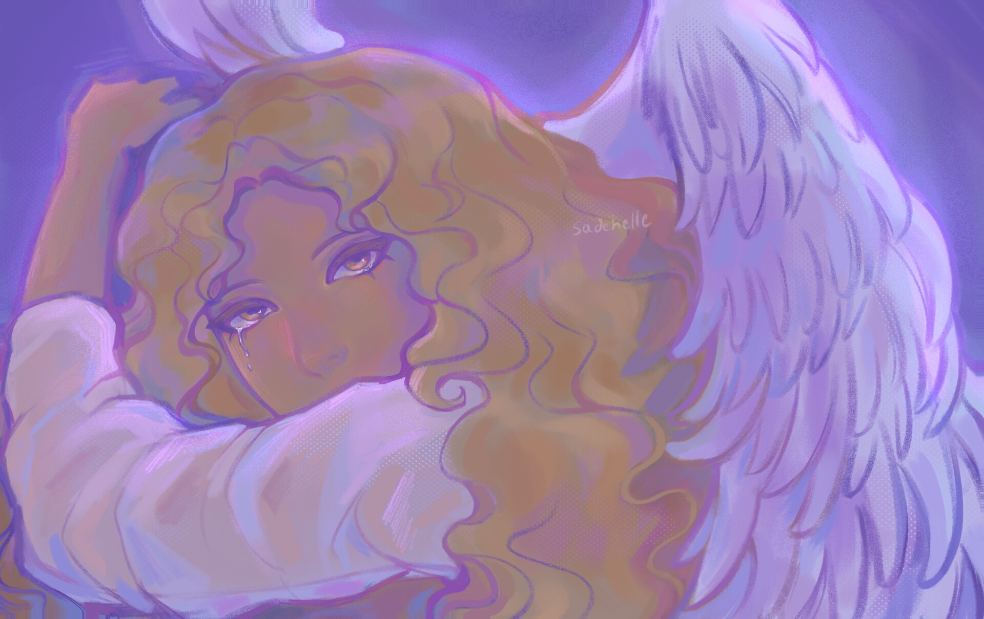 ArtStation - Tired Angel