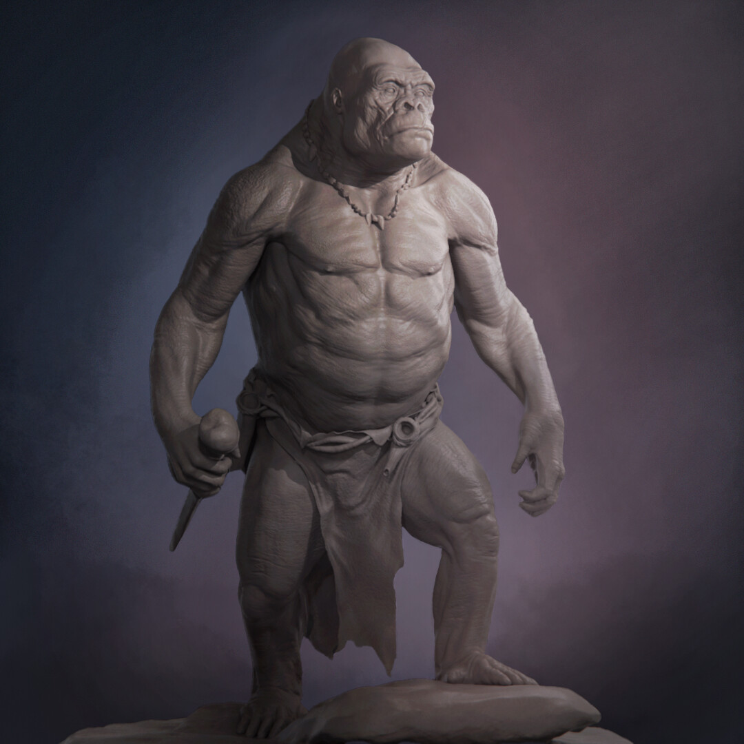 ArtStation - Gorilla sculpt