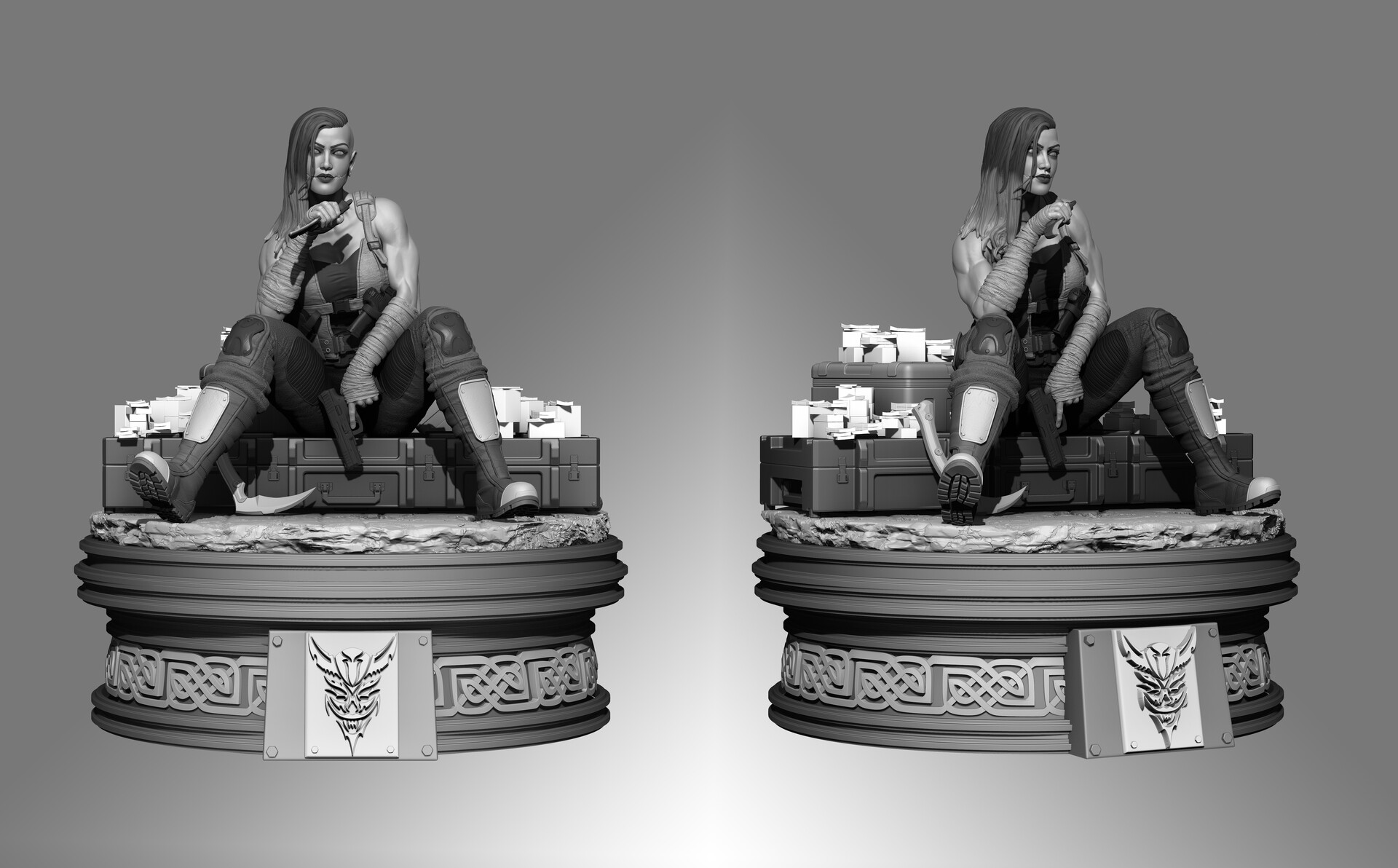 ArtStation - Valaverse Action Force Pandora Statue