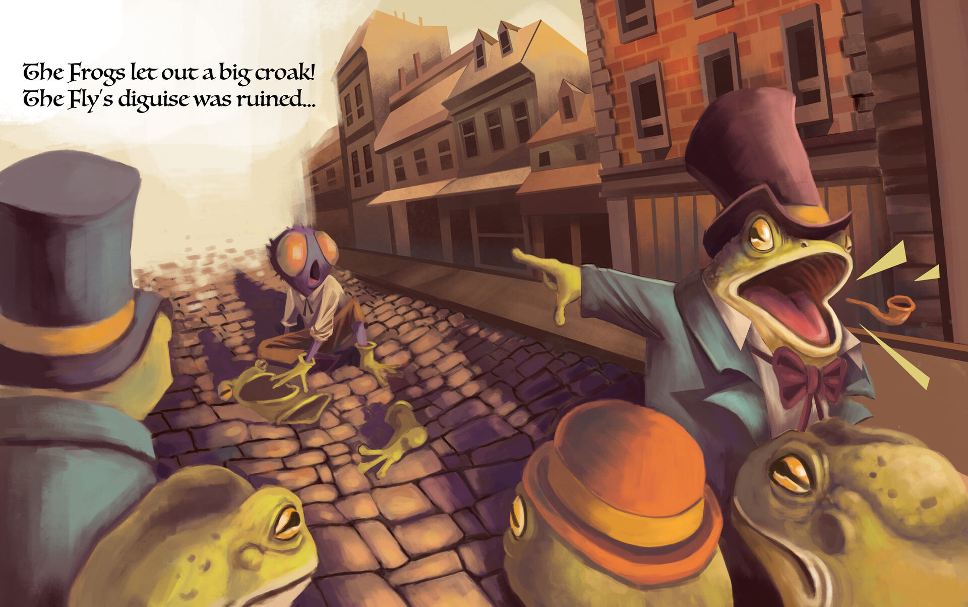 ArtStation - Frogs double_page Spread