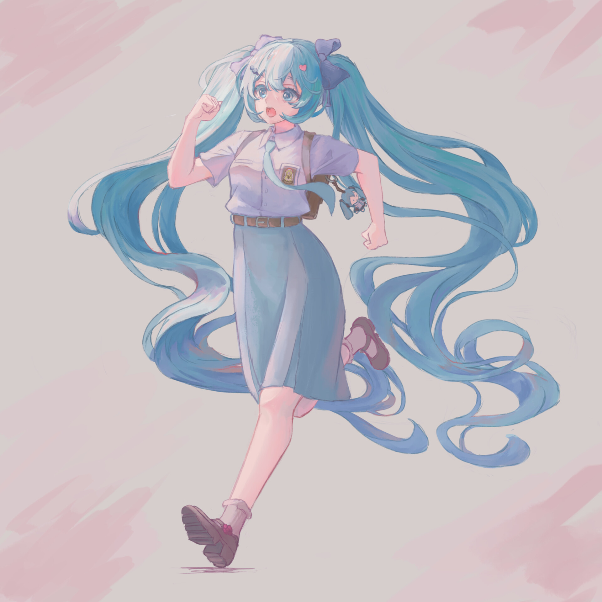 ArtStation - Hatsune Miku and Indonesian High School