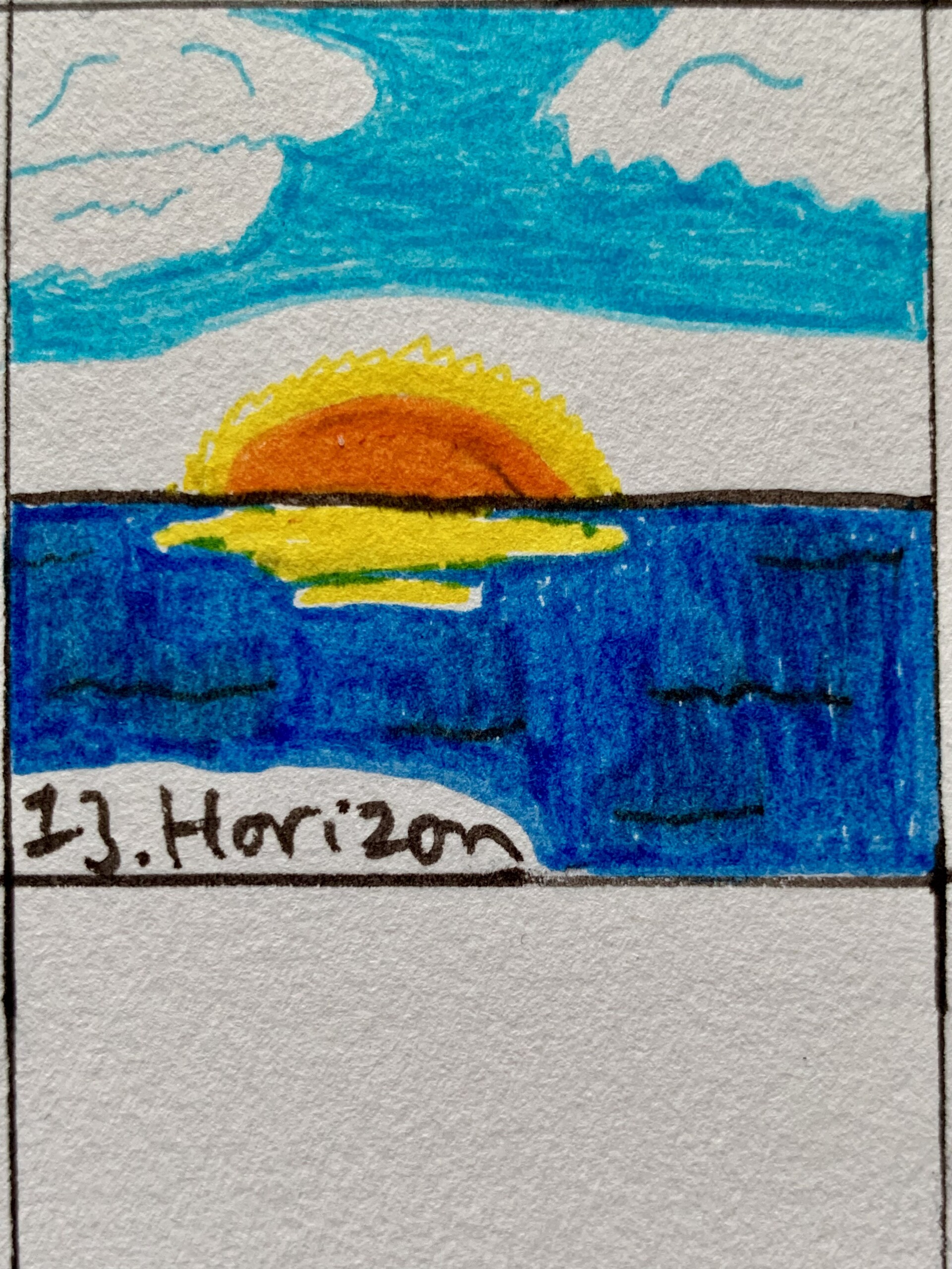 ArtStation - Inktober 2024 Day 13 - Horizon