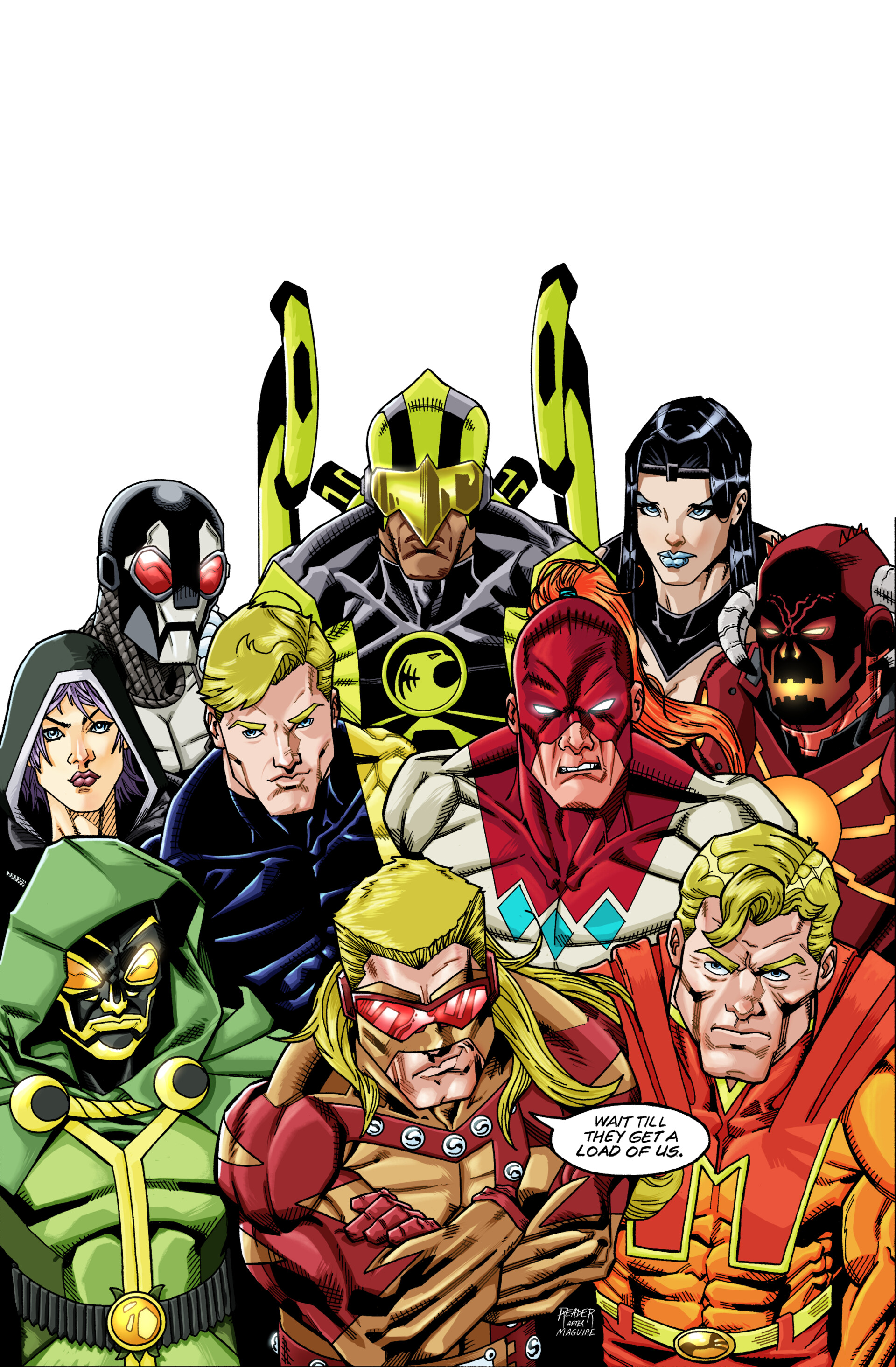 Chris Reader - The Vigilantes Issue 1 Cover